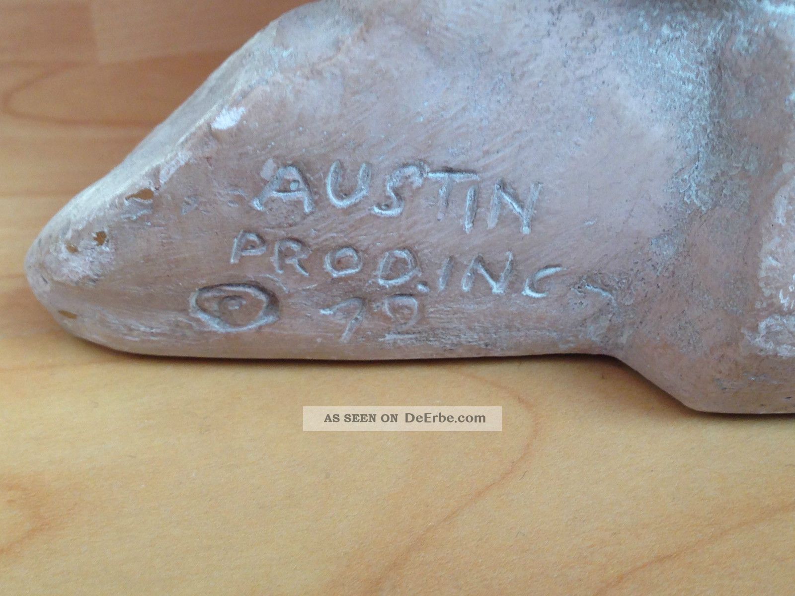Skulptur Austin Prod. Inc. 1972 Junge Mit Hund