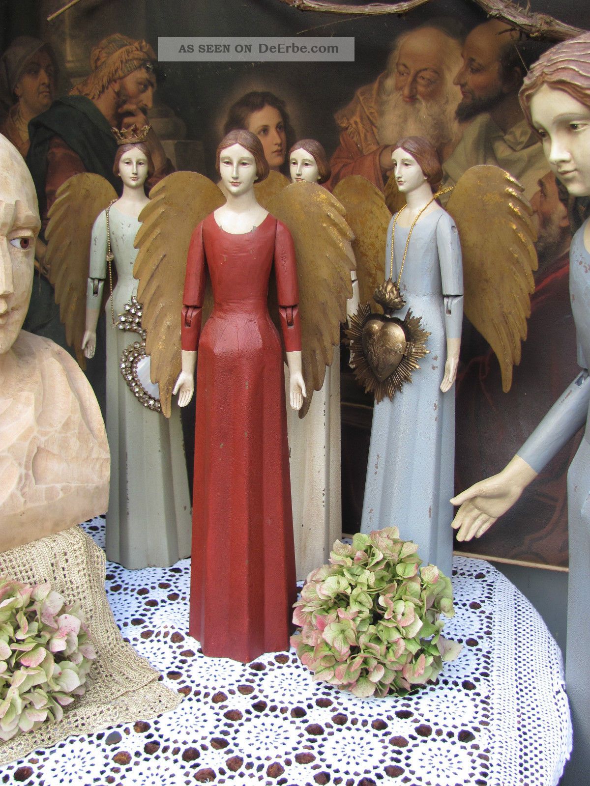 Gage Doll Poupée Vivante Engel Mannequin Vintage Shabby Chic Figur ...