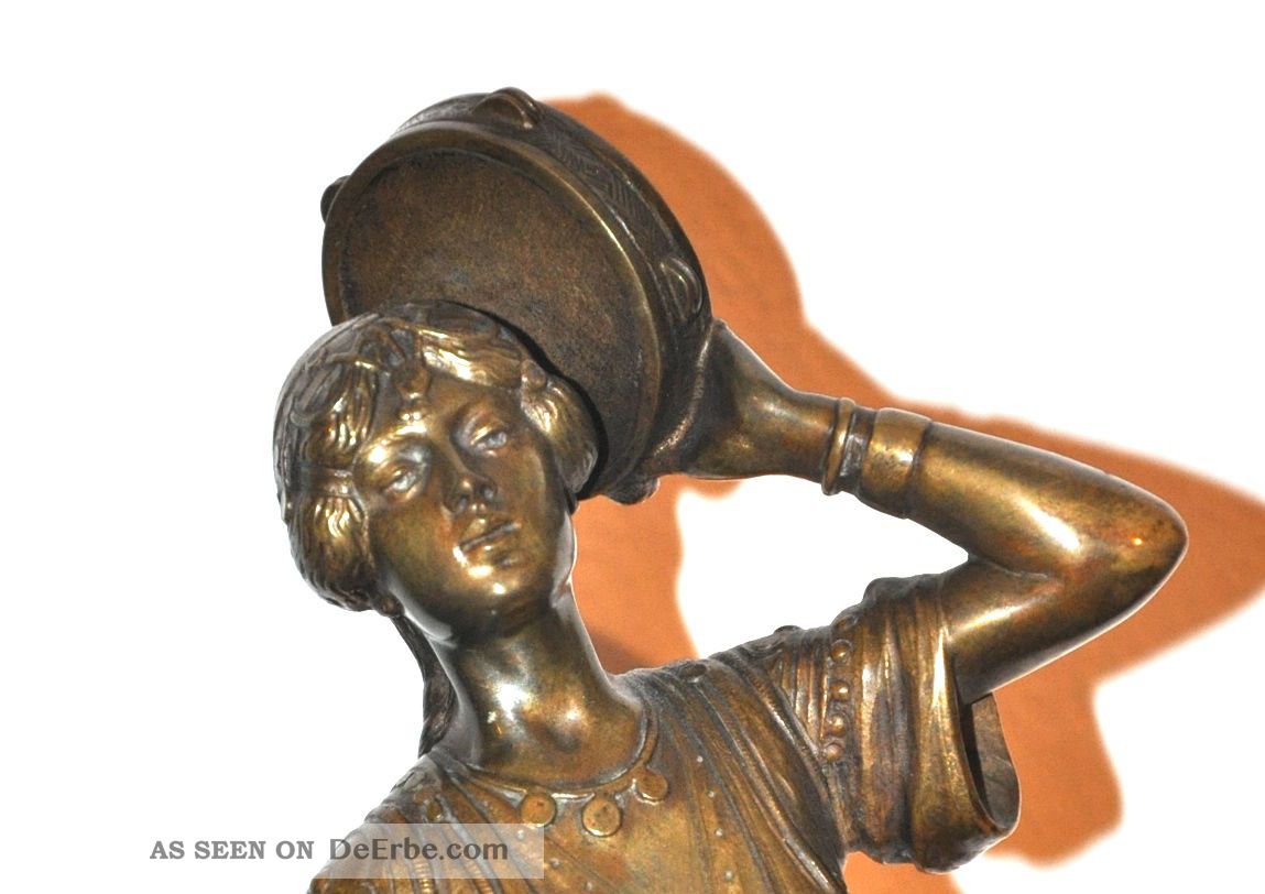 Jugenstil Bronze TÄnzerin Osteuropäisch Russland Polen Um 1900