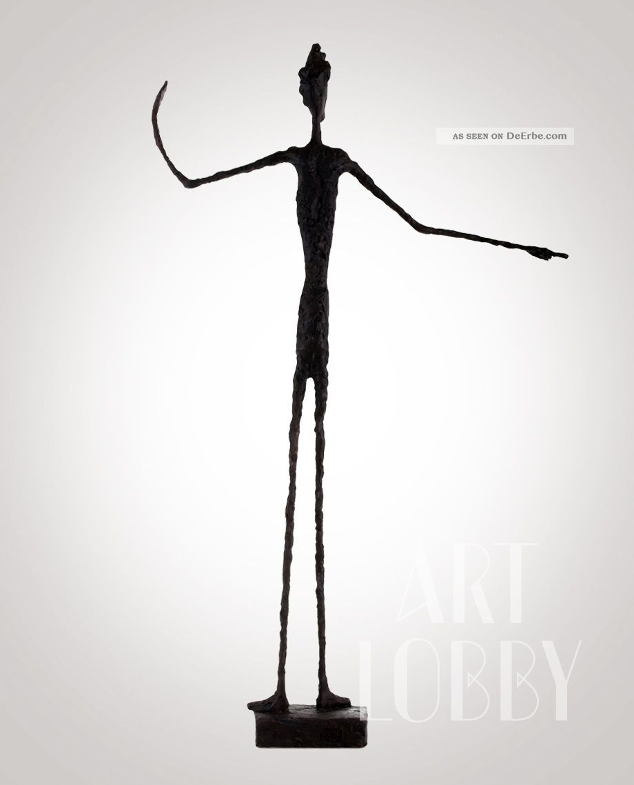 Giacometti - Pointing Man - 74 Cm - Bronze Skulptur - Sign. - Limitiert