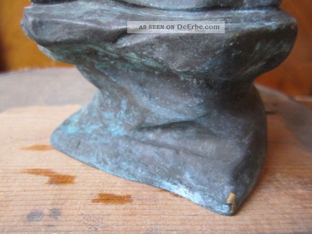 Alberto Angeloni Bronzeskulptur " Dante Alighieri " Dichter U ...