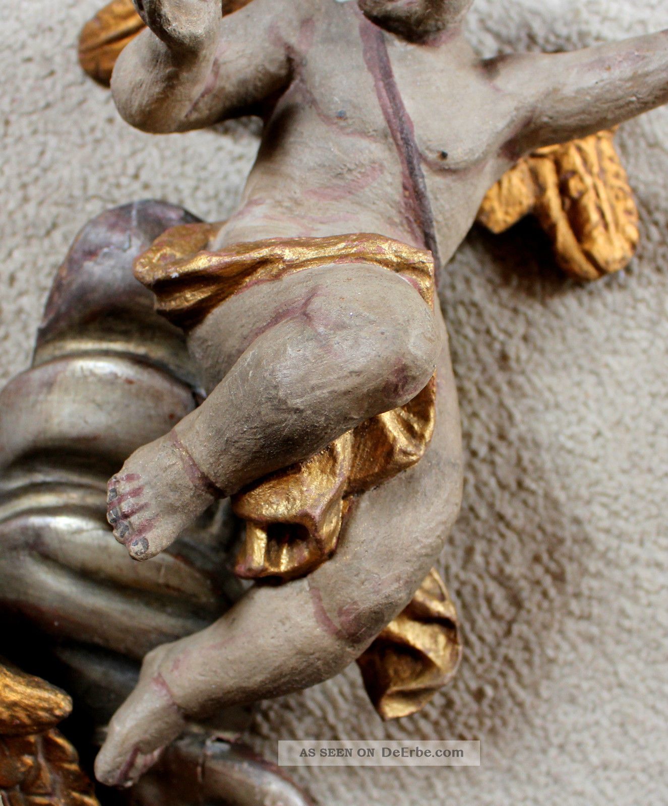 Paar Barock – Engel „puttos“ Auf Wolke, 18. Jh.