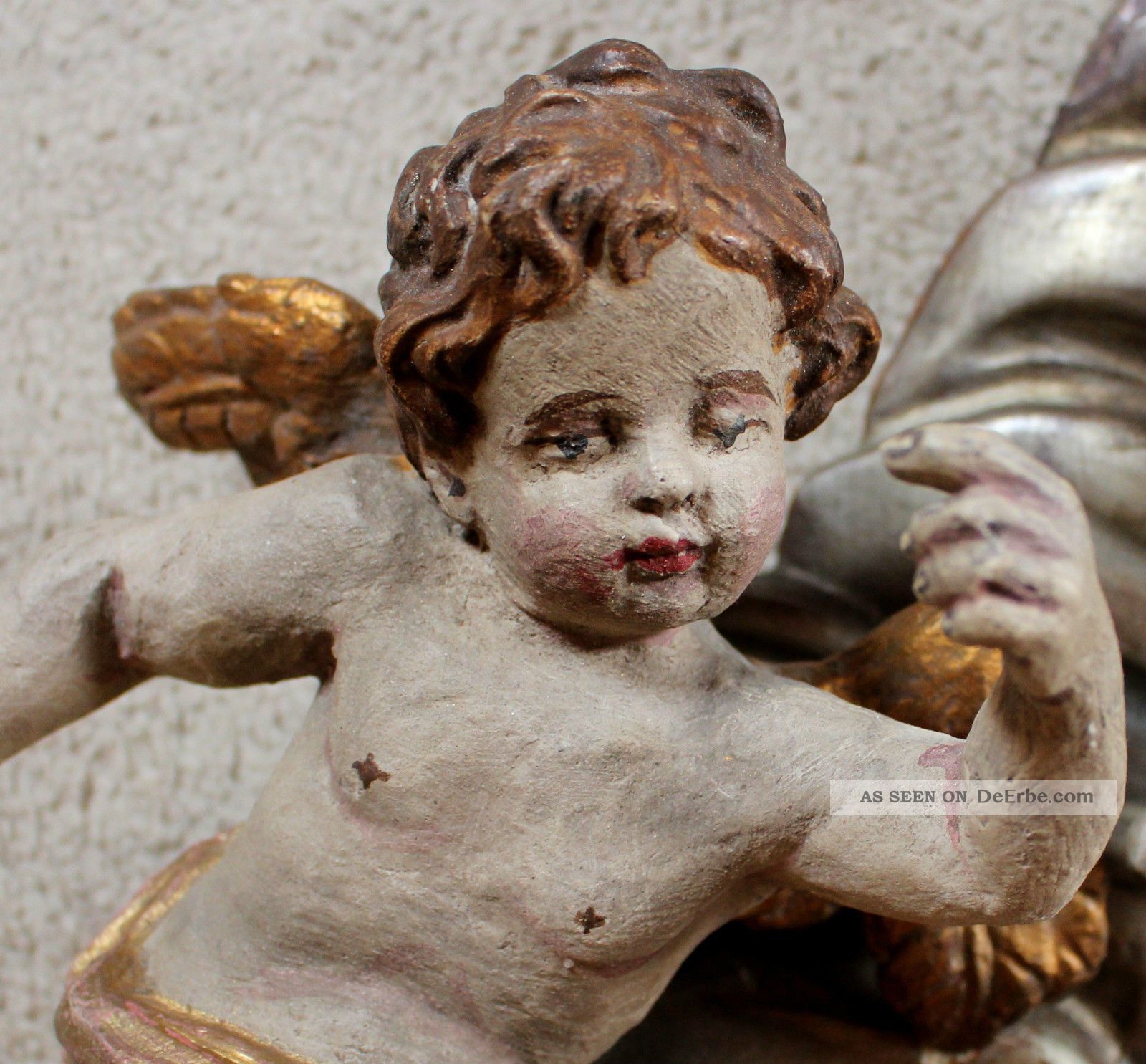 Paar Barock – Engel „puttos“ Auf Wolke, 18. Jh.