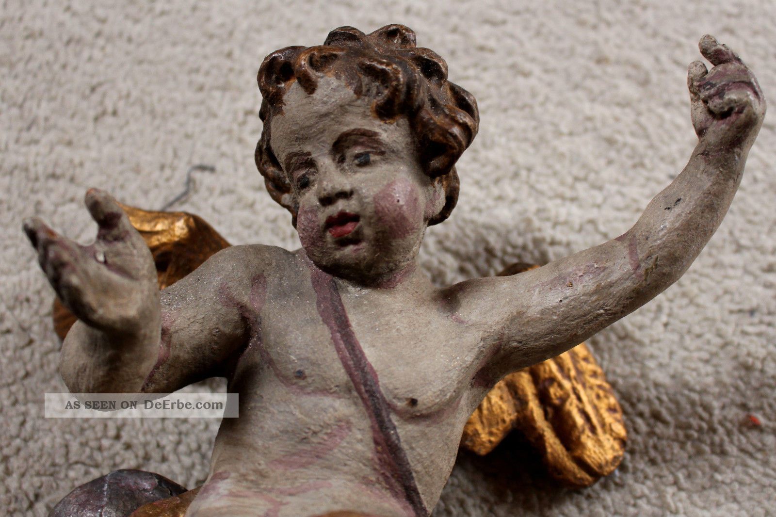 Paar Barock – Engel „puttos“ Auf Wolke, 18. Jh.