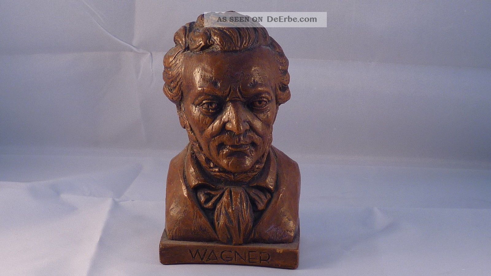 Büste Richard Wagner Edel Gearbeitet Monoceram Handmade In Italy