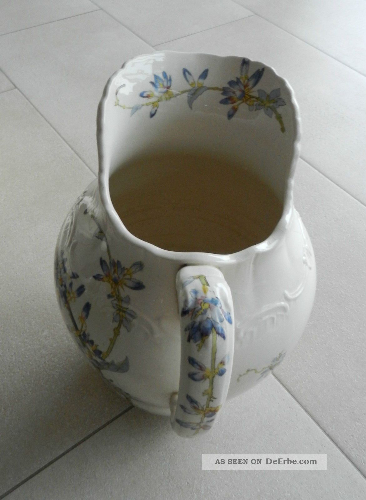 Alte Waschschussel Mit Krug Dekorieren