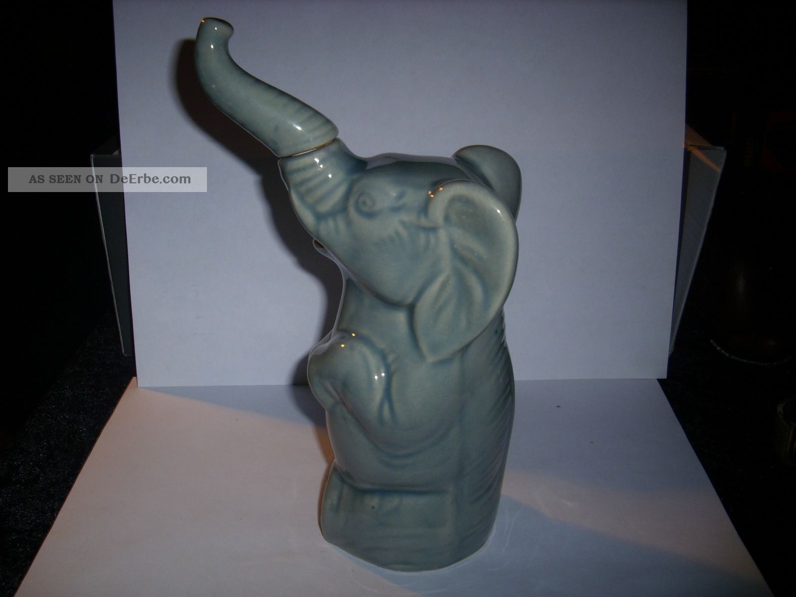 Elefant Als Porzellan Flasche - Unser Mampe Aus Berlin, Sammler, Rar, Etc.