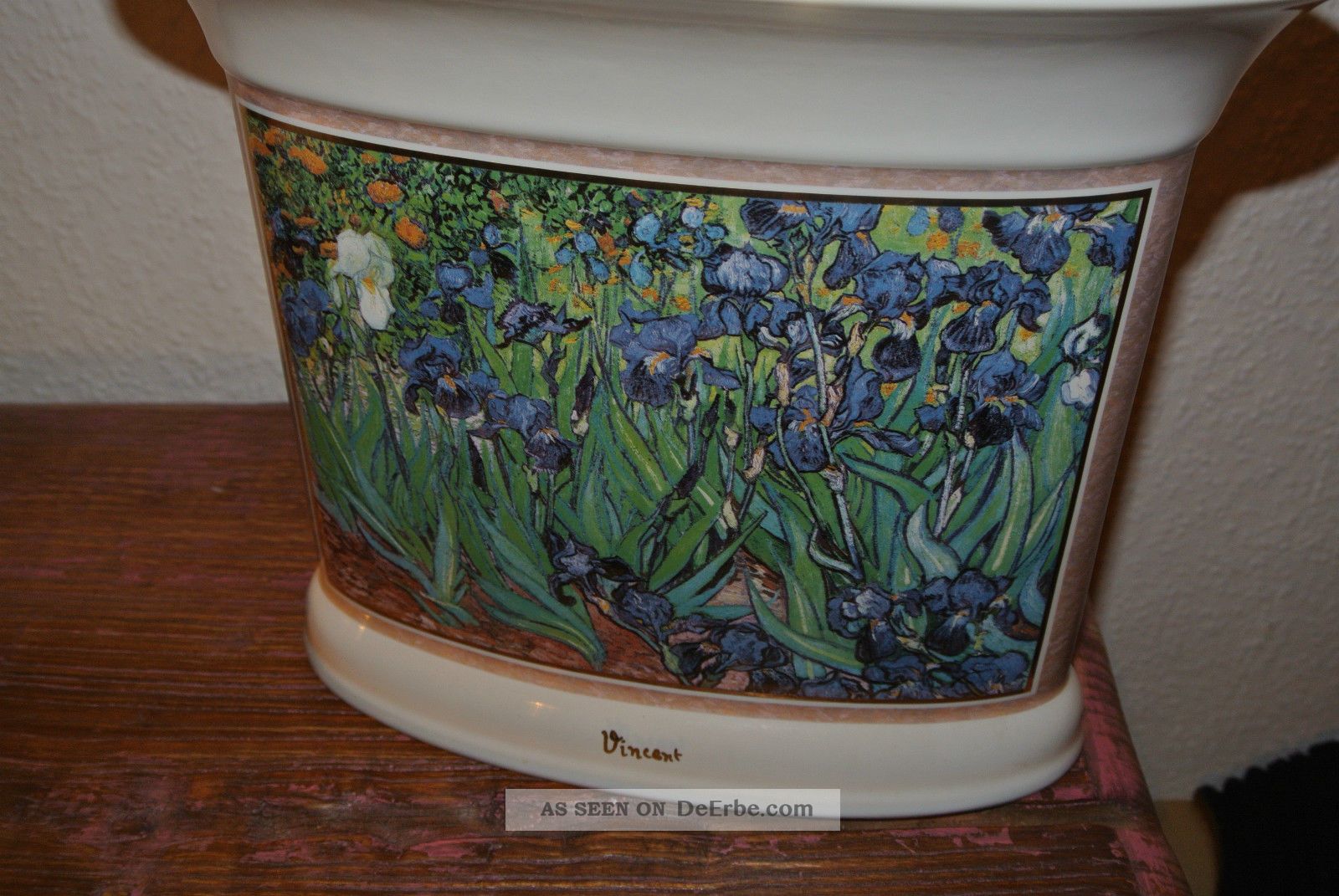 Goebel Vase, Iris, Von Vincent, " Limited Edition, 348/1000,