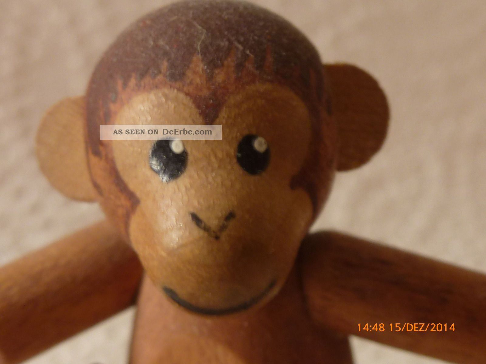 Karl Max Dittmann, 3 Kleine Affen, Holzfiguren, Zum Restaurieren