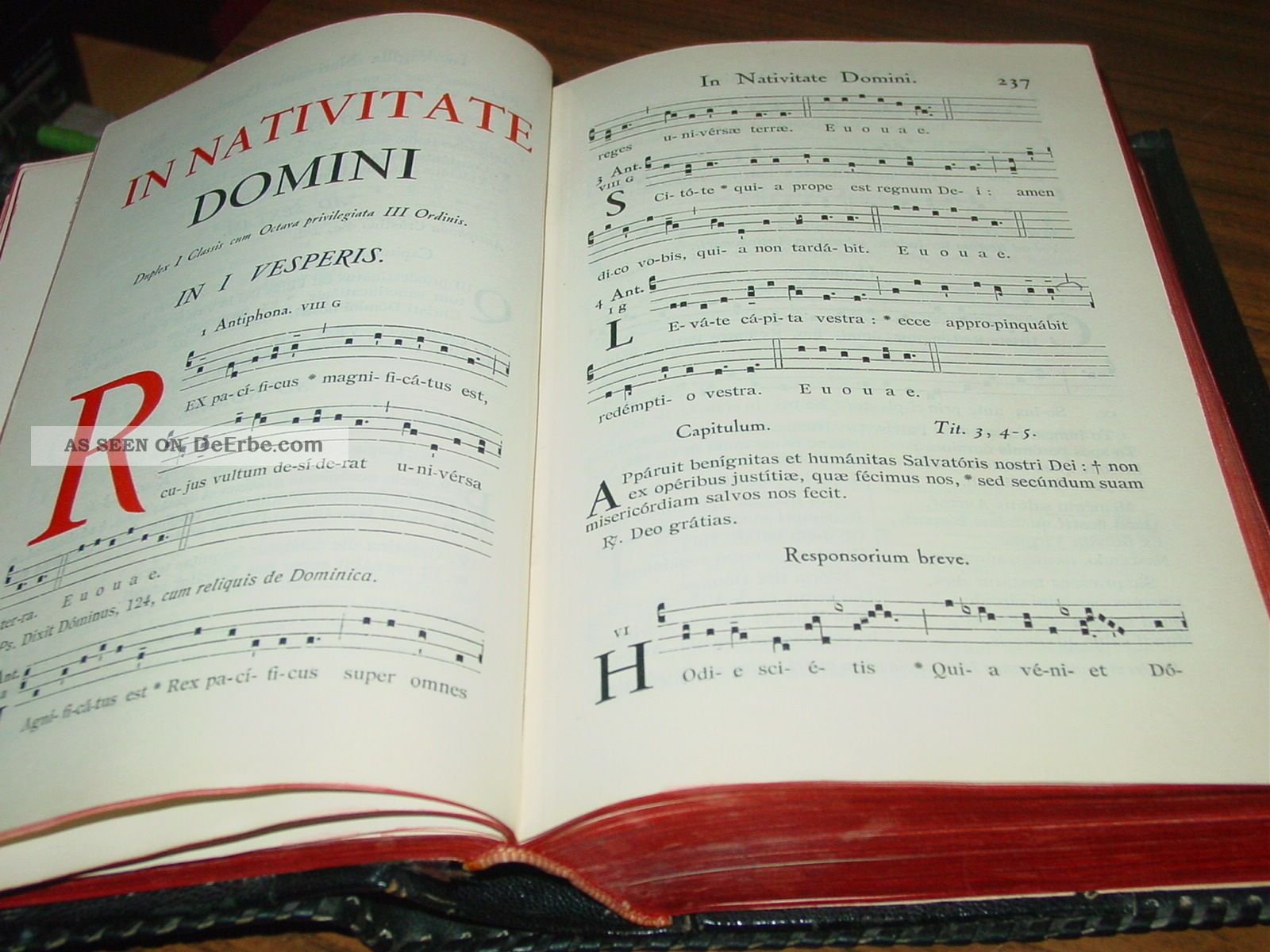 Antiphonale Monasticum Pro Diurnis Horis Juxta Vota V 1934 Liturgie ...