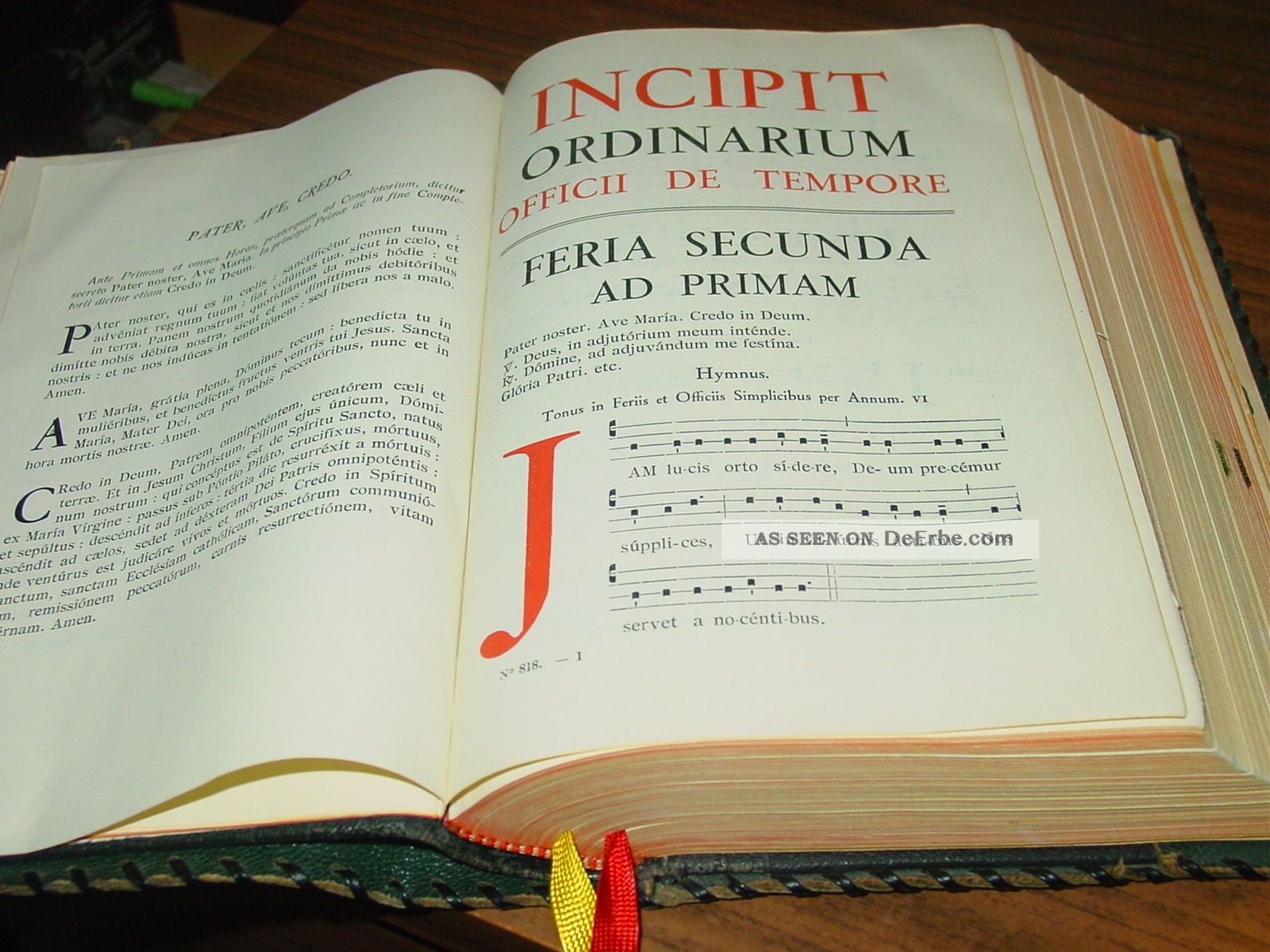 Antiphonale Monasticum Pro Diurnis Horis V 1934 Messbuch Liturgie
