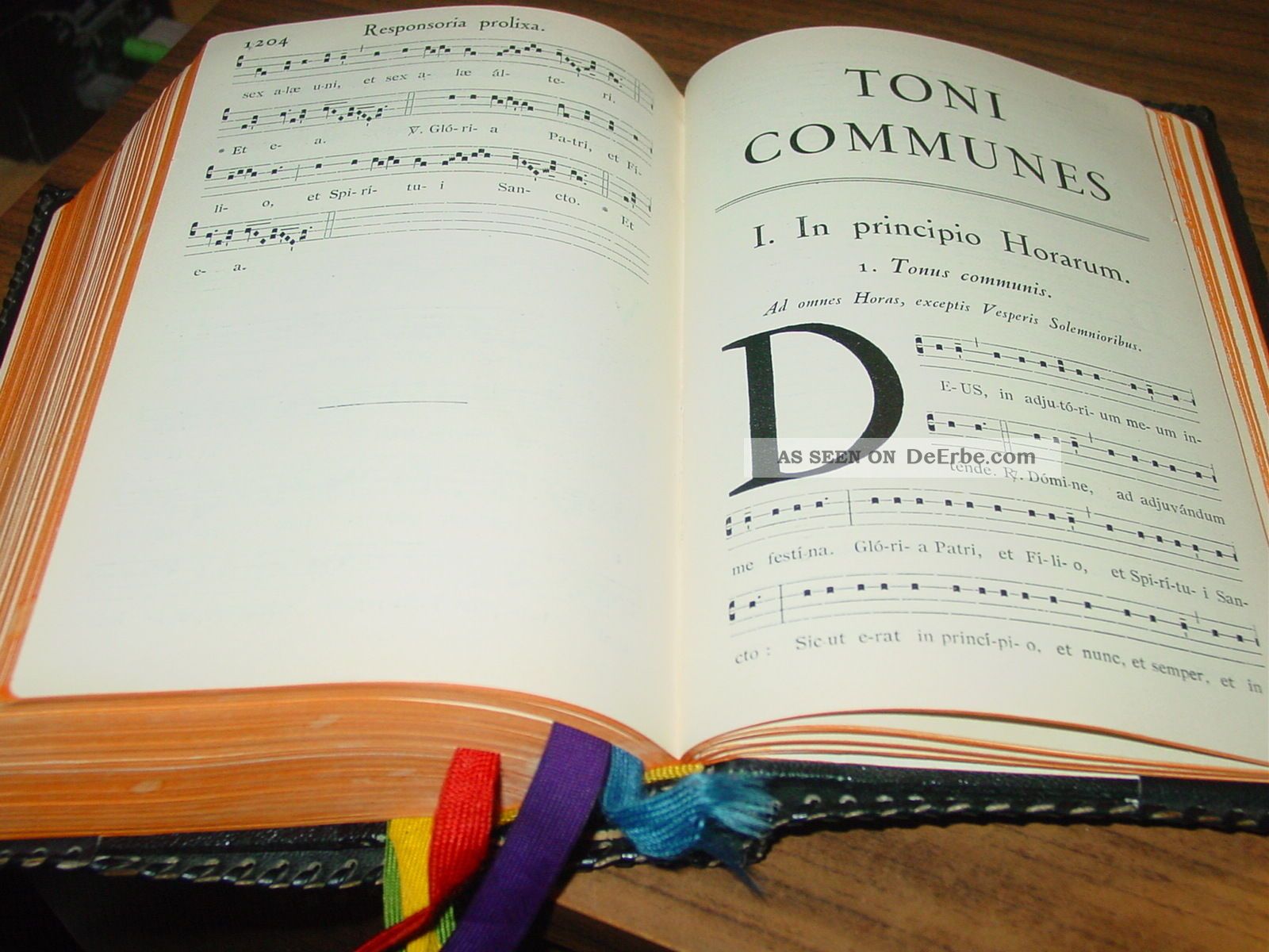 Antiphonale Monasticum Pro Diurnis Horis V 1934 Liturgie Messbuch