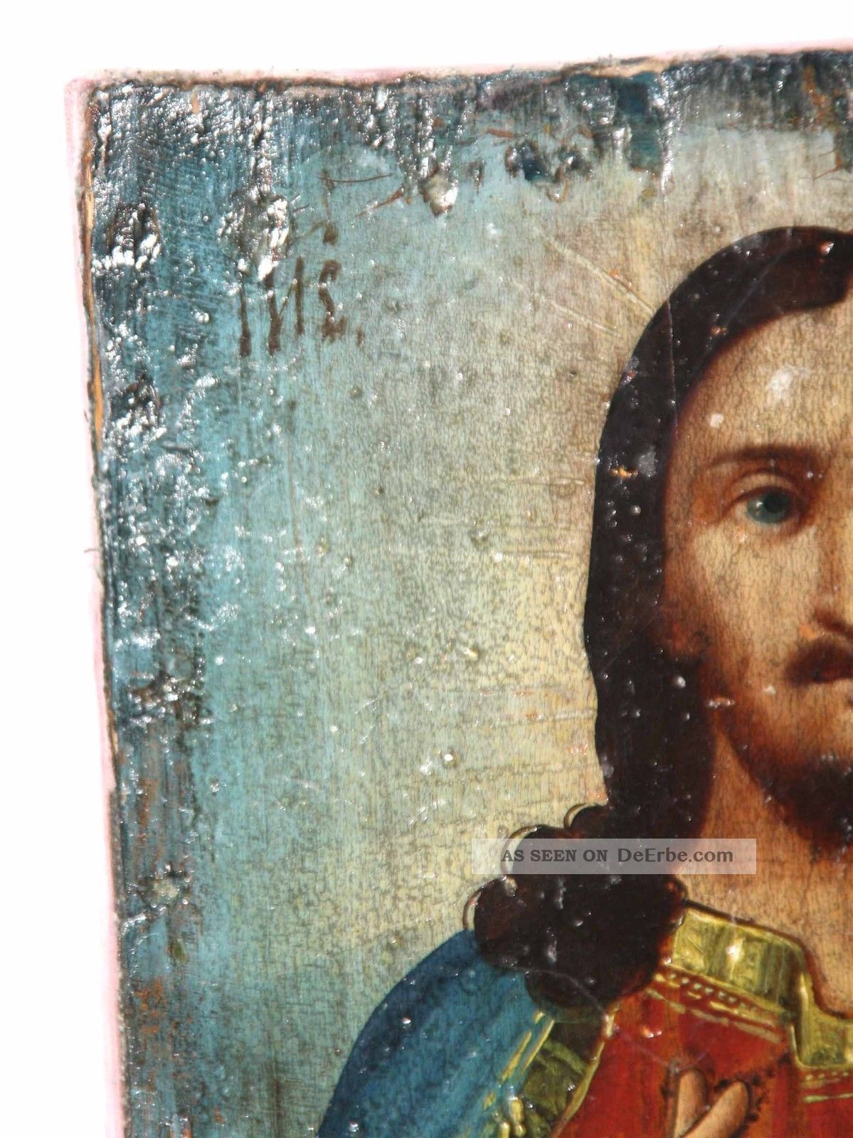 Alte Russische Ikone Festtagsikone Zentralrussland 19. Jahrhundert