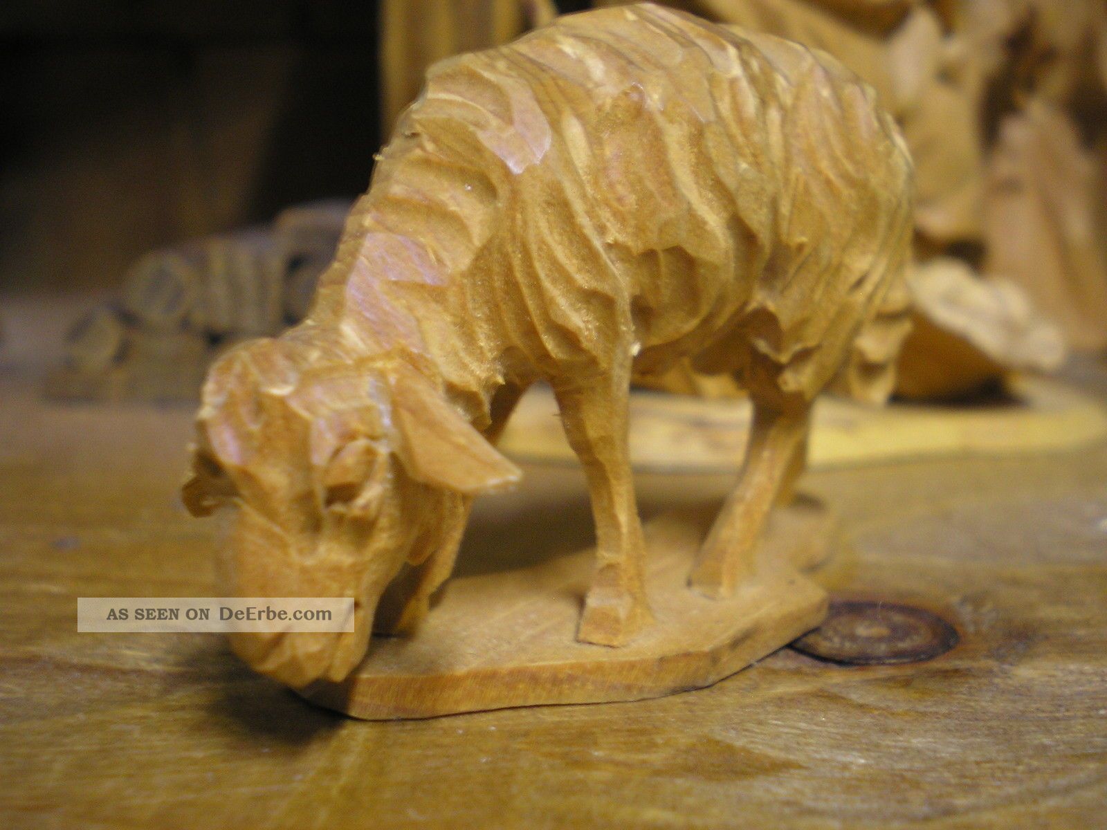 Oberammergauer Krippe Handgeschnitzt Aus Lindenholz 60er Jahre