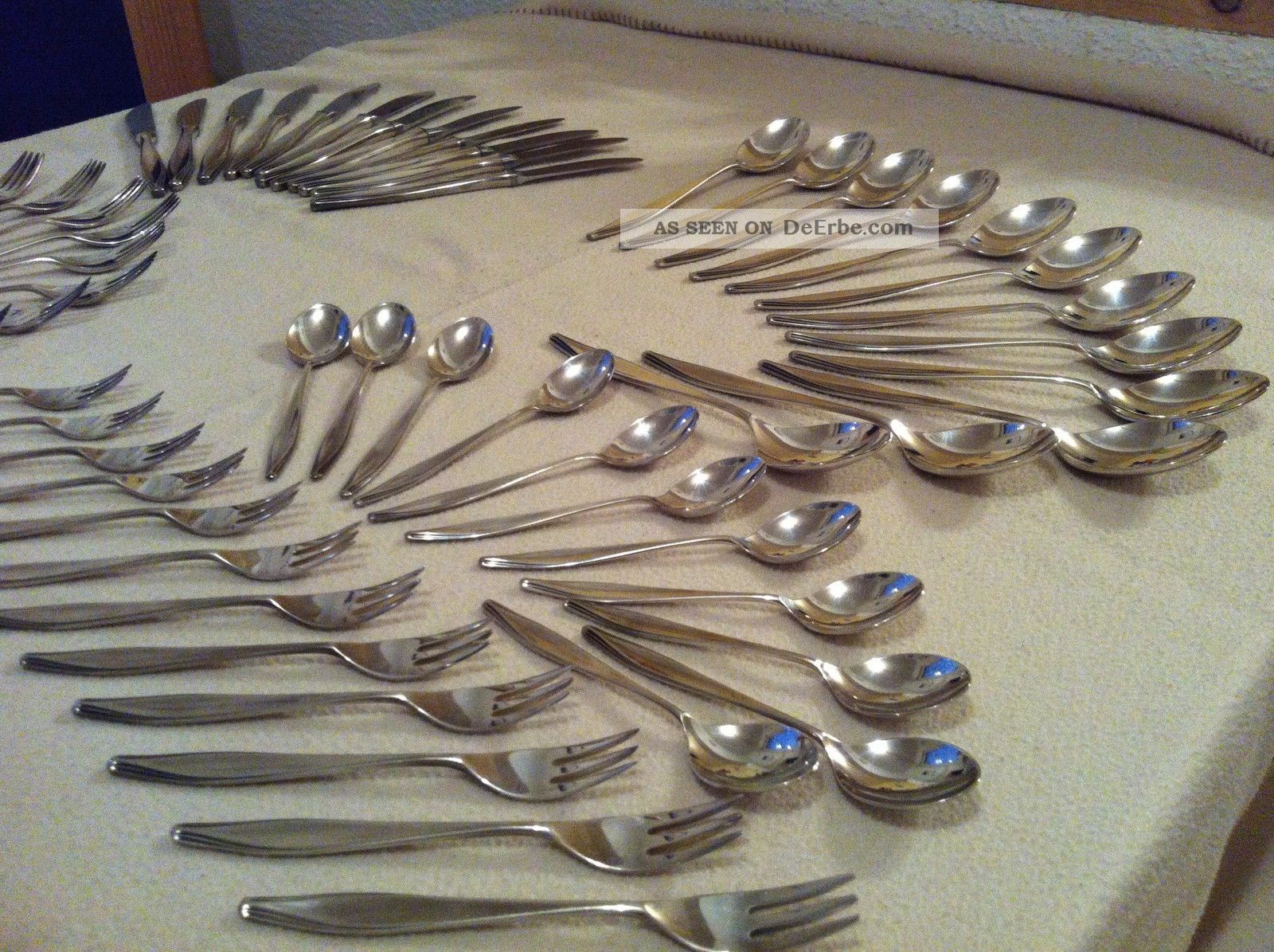 Silberbesteck, Besteck 12 Personen Wmf Patent 90 Friodur