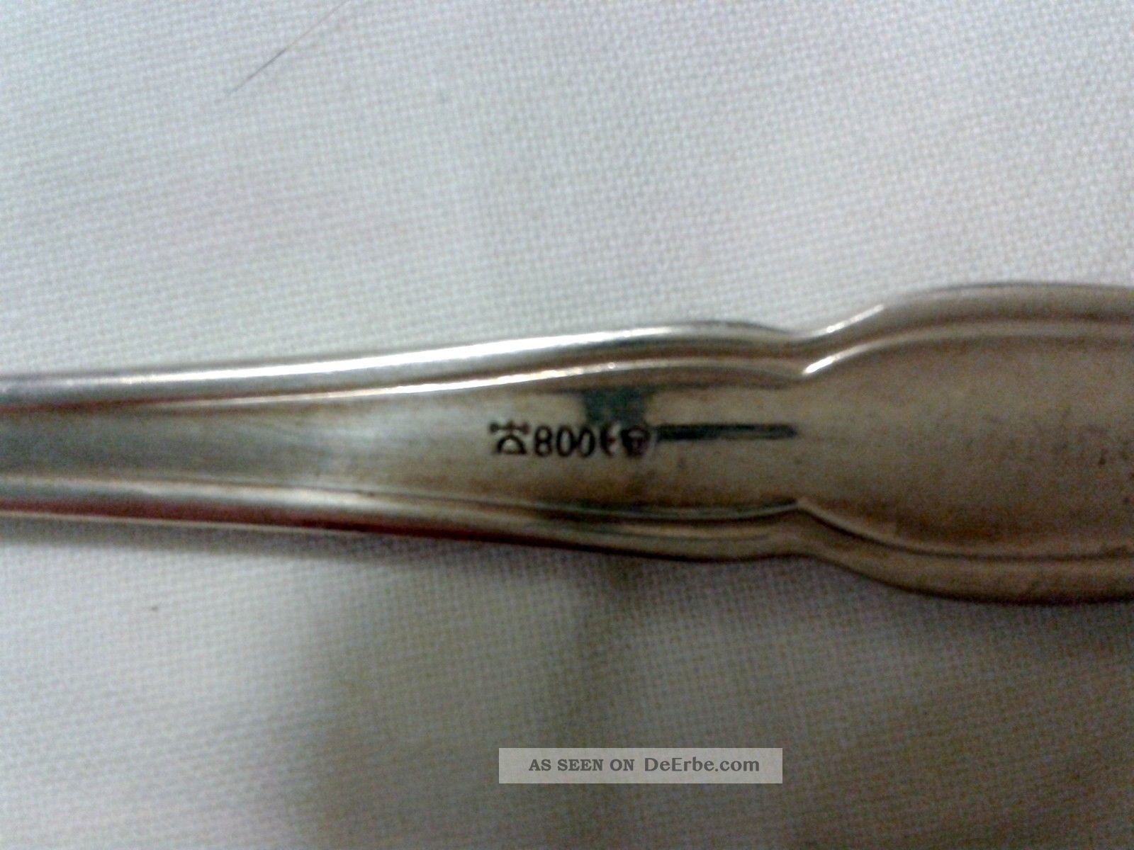 Wilkens - Chippendale - Fischbesteck - 800er Silber - 6 Personen (11teilig) 5gabeln