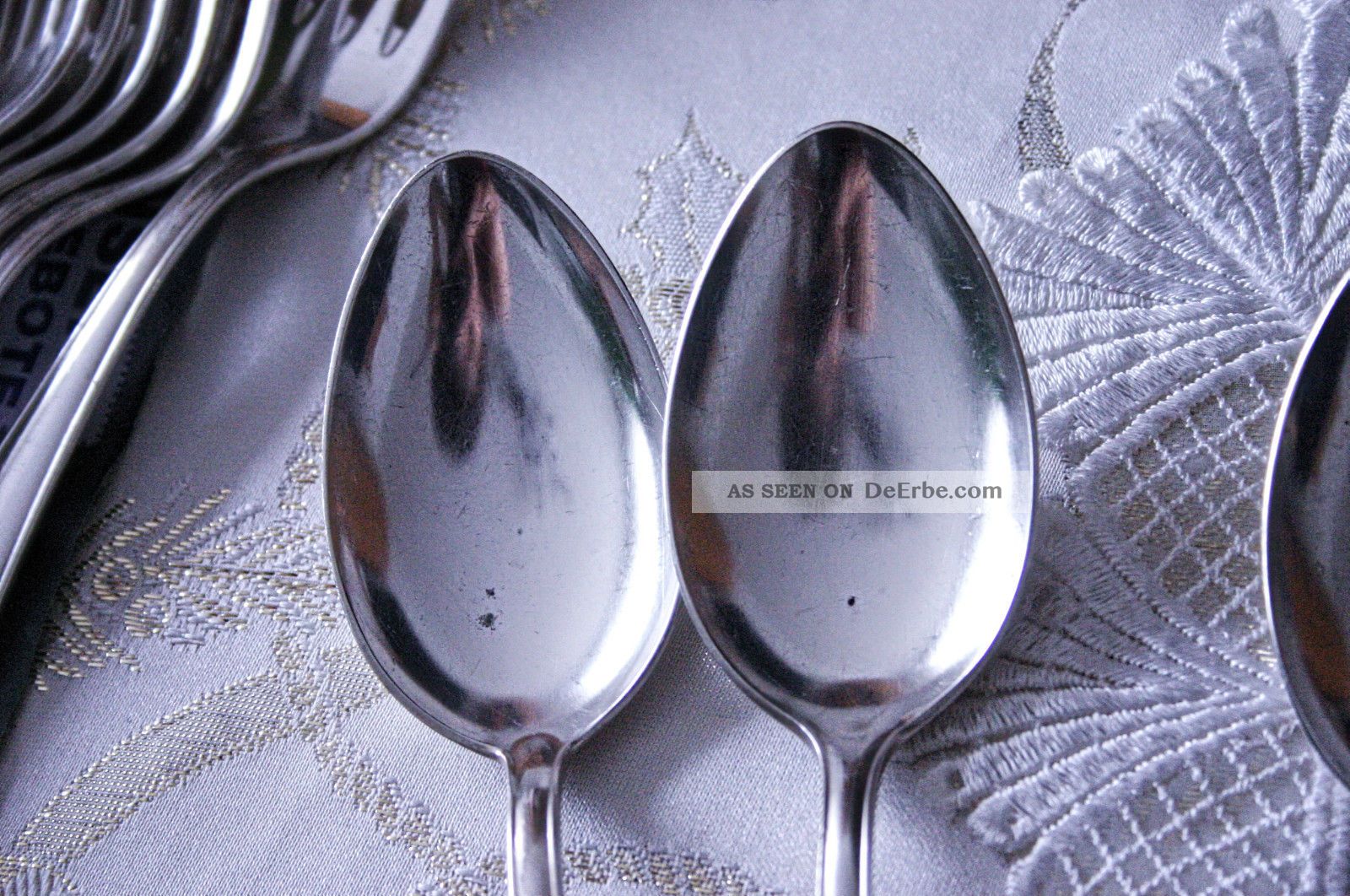 Bader Silber - Besteck F. 9 Personen Versilbert 90er Silberauflage Silberschrott