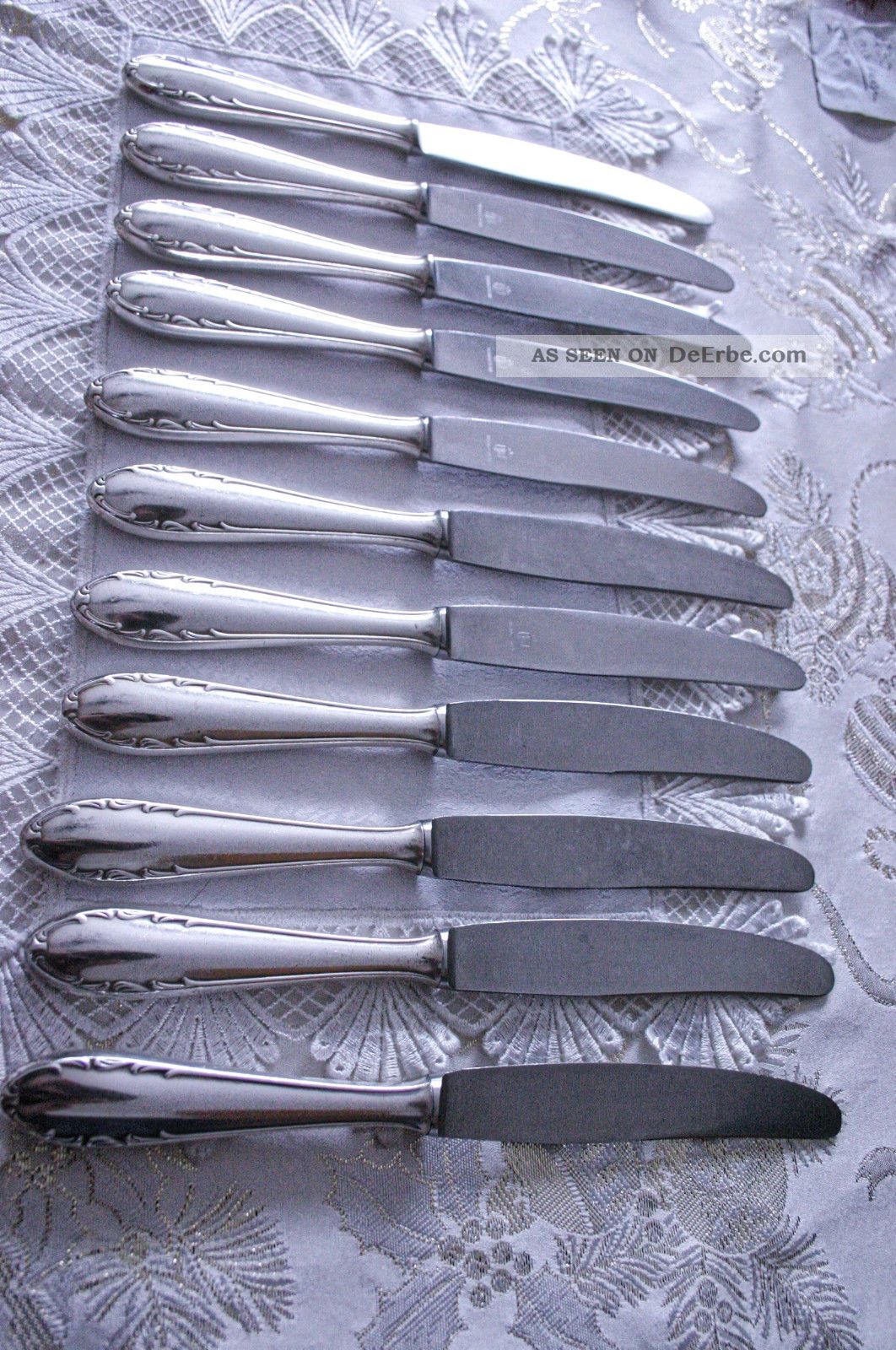 Bader Silber - Besteck F. 9 Personen Versilbert 90er Silberauflage Silberschrott