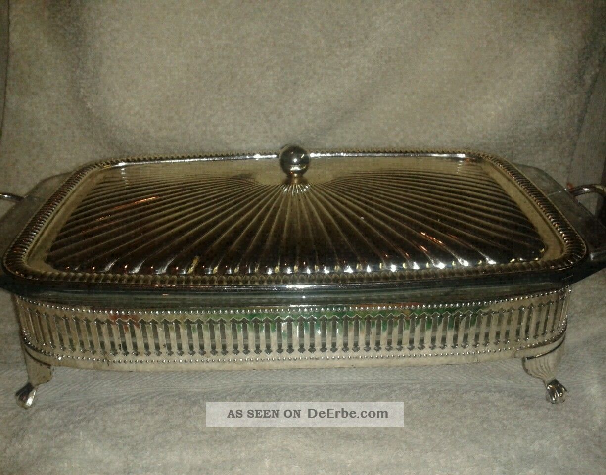 Pyrex Auflaufform, Glasform Schale Galerierand Deckel Servierschale ...