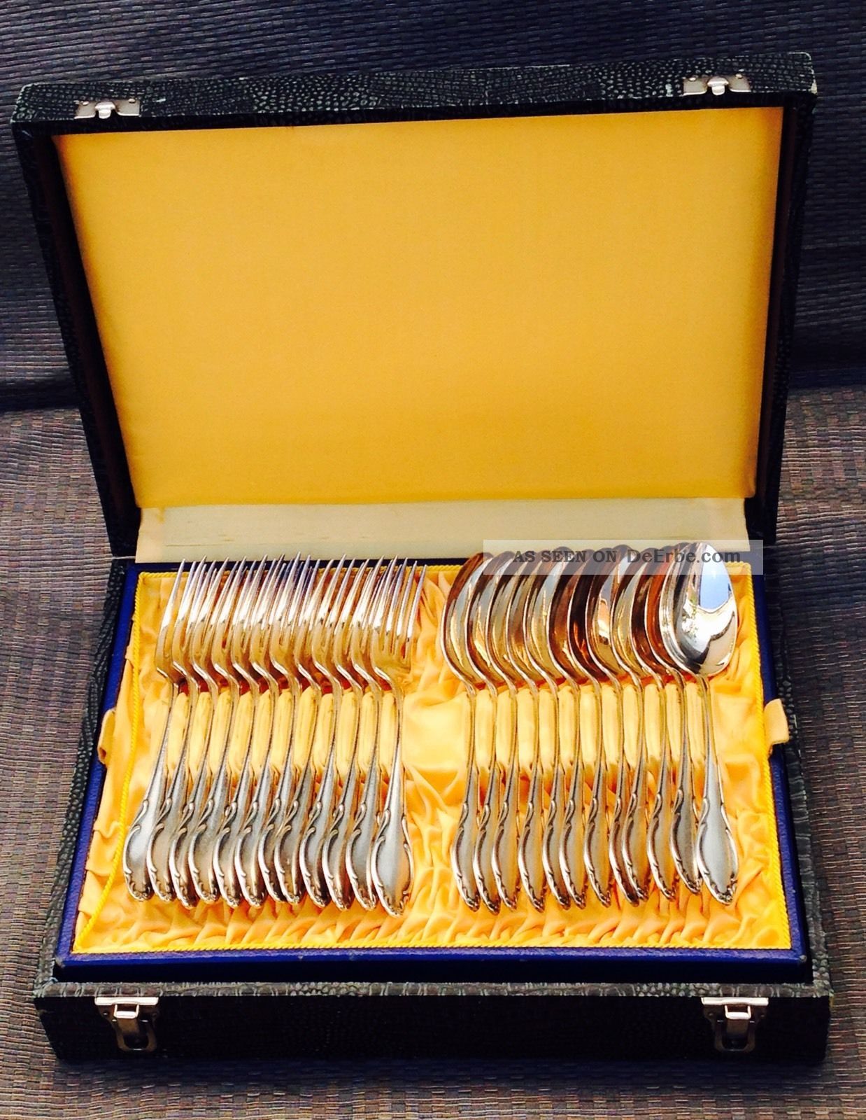 Wellner Richard Wagner Besteck - Versilbert - 48 Teile - Mit Kasten