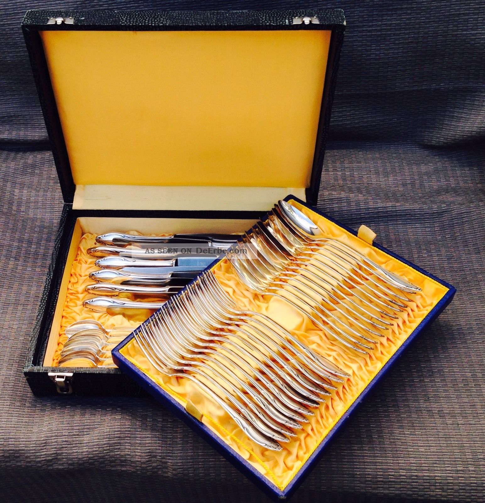 Wellner Richard Wagner Besteck - Versilbert - 48 Teile - Mit Kasten