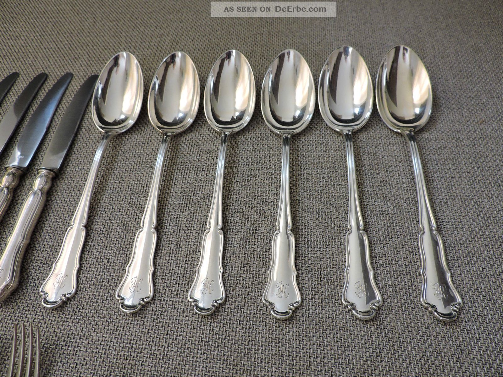 Wilkens Dresdner Barock Silber 800 Besteck - 24 Teilig