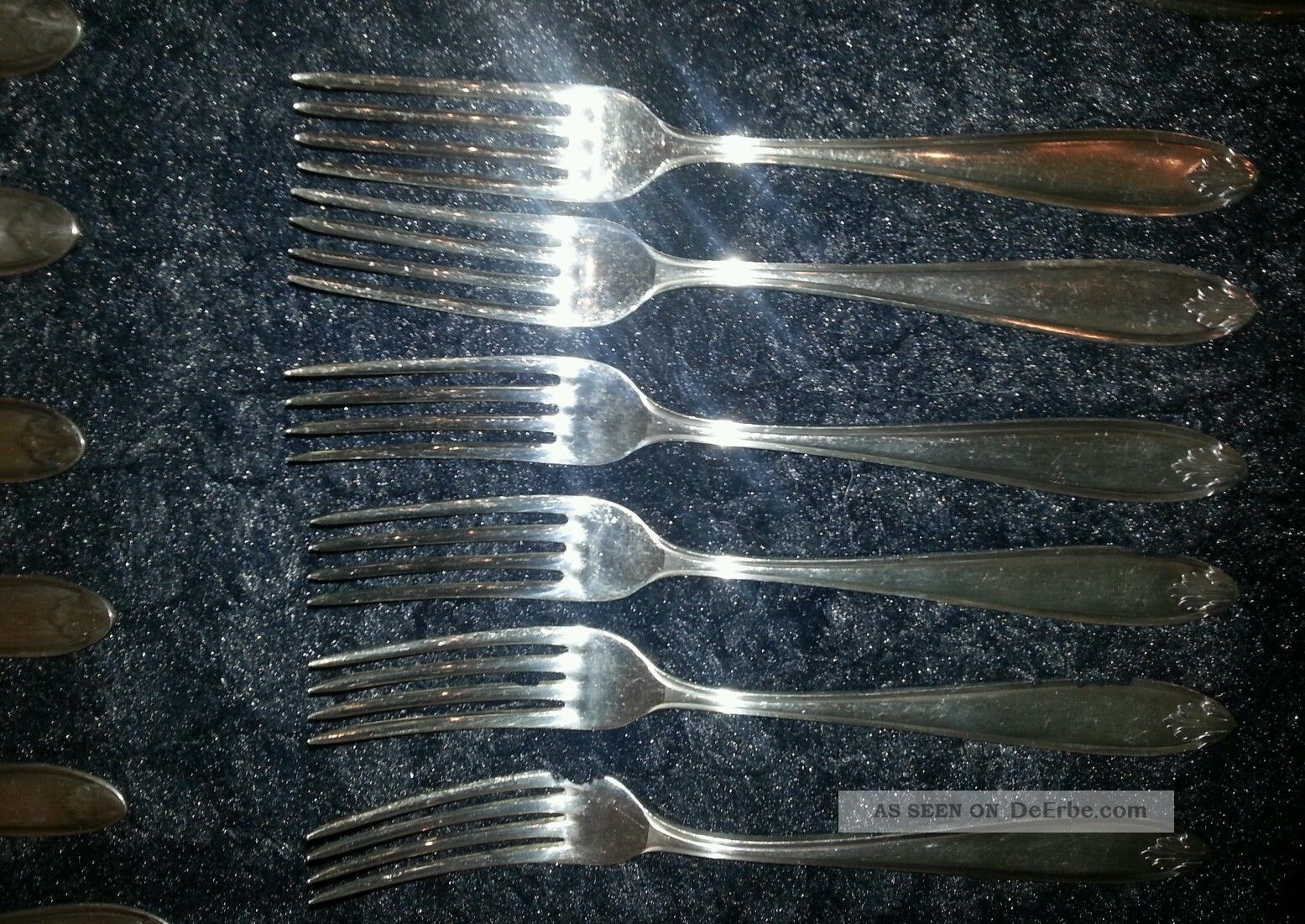 Wmf 1600 Akanthus 6 Pers. Eichenlaub Besteck 24 Teil. Art Deco - 90 ...