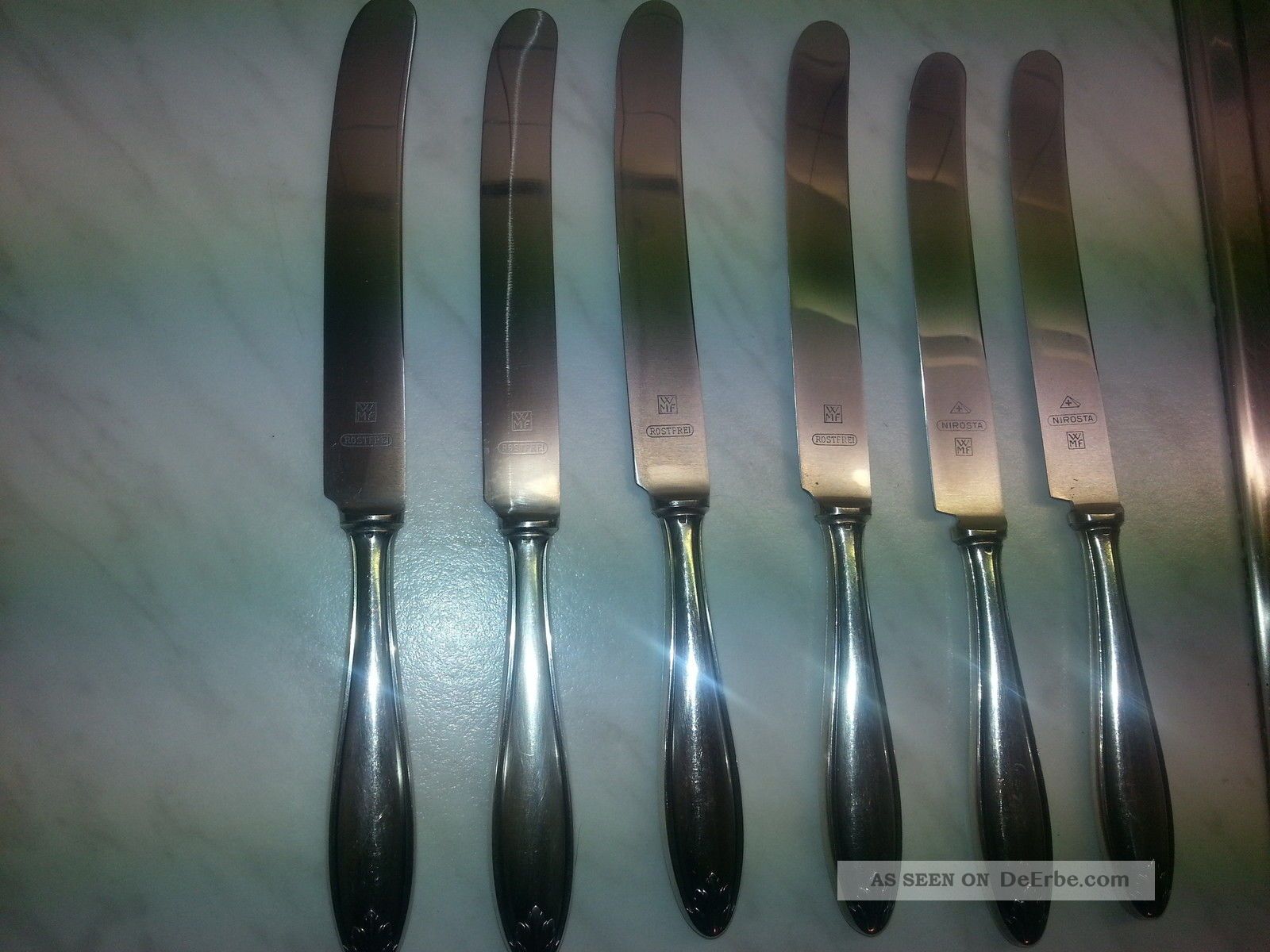 Wmf 1600 Akanthus 6 Pers. Eichenlaub Besteck 24 Teil. Art Deco - 90 ...