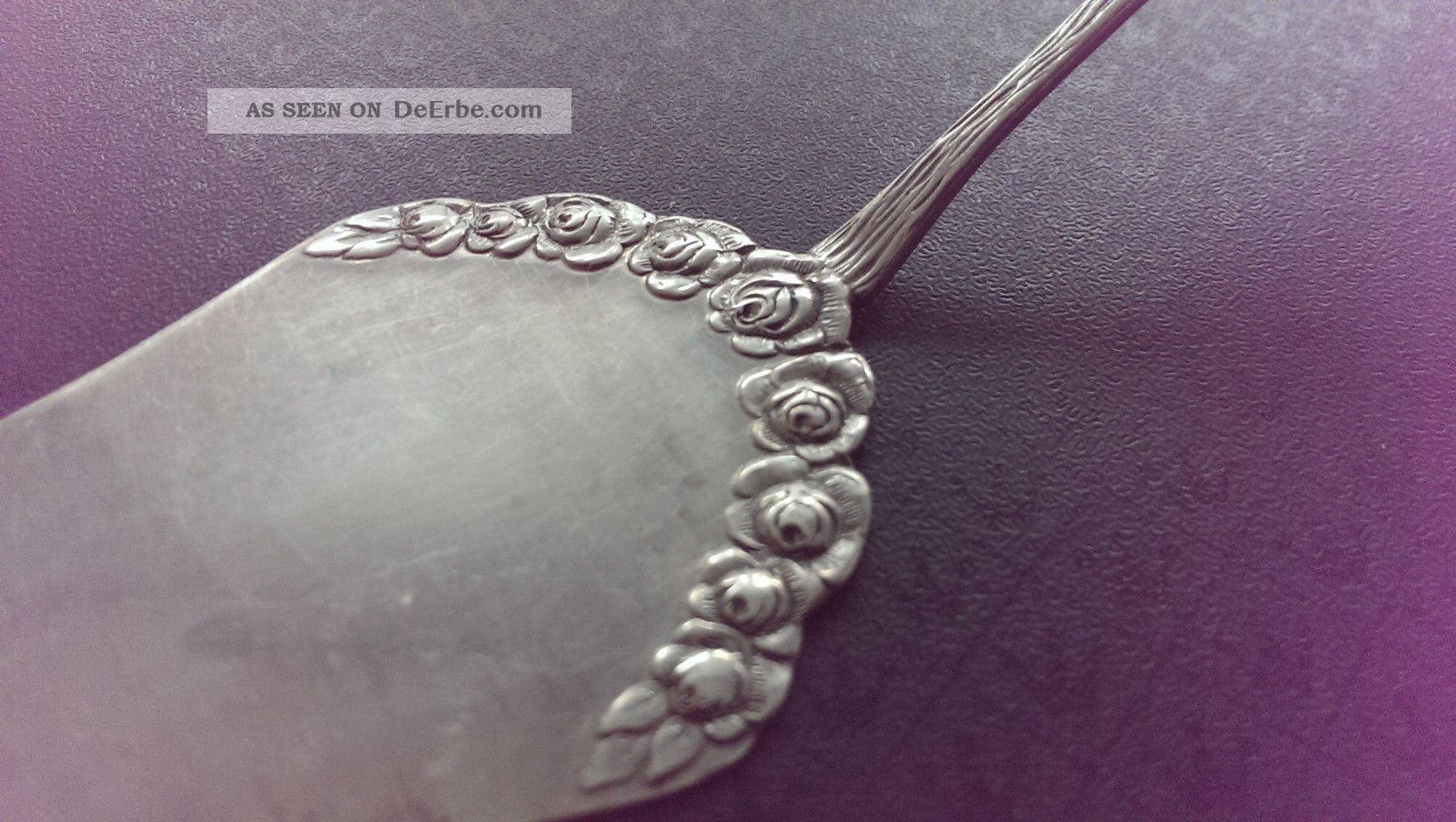 Tortenheber 800er Silber, H. Kohlbecker, Hildesheimer Rose, 51 G