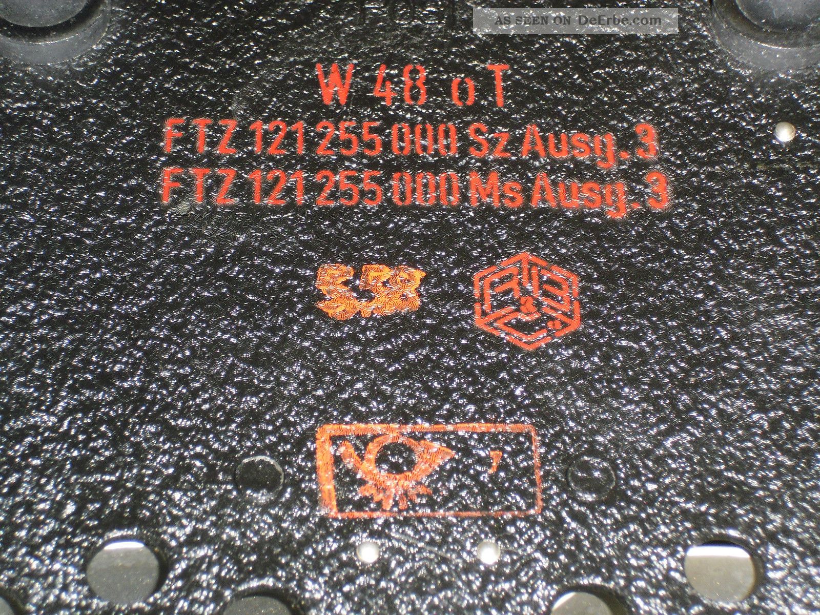 Altes Bakelit Telefon W 48 Ot Der Firma Rb & Co. (modell 5. 58) - 50er ...