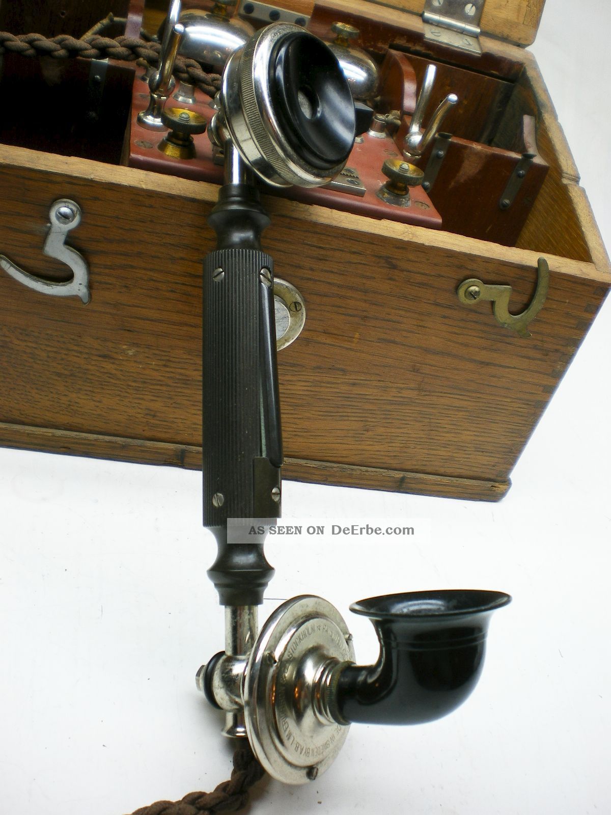 Feldtelephon L. M Ericsson Telephone Telephon Field Phone Feldfernsprecher