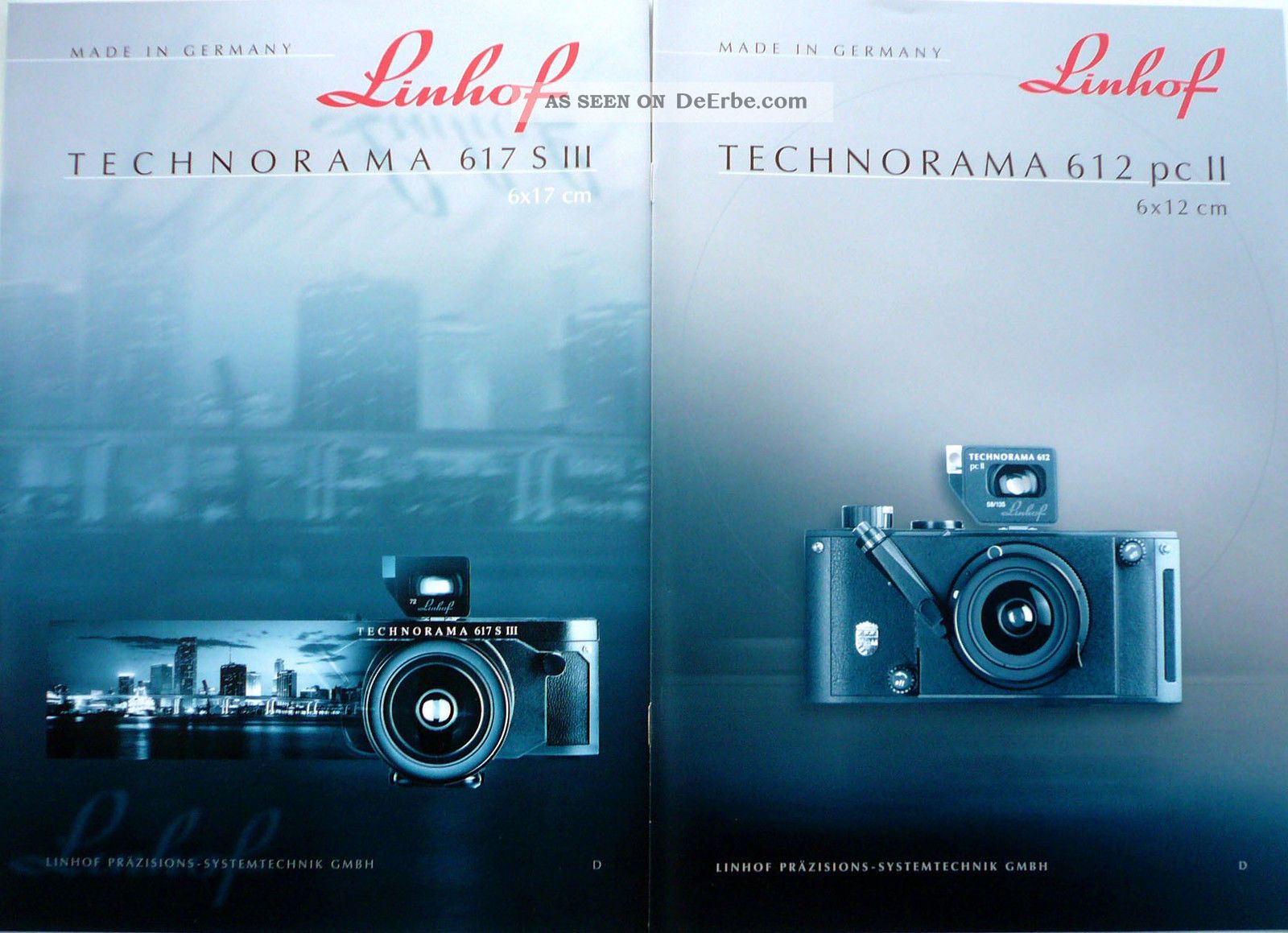Linhof Prospekte Technorama 617 S Iii Und Technorama 612 Pc Ii