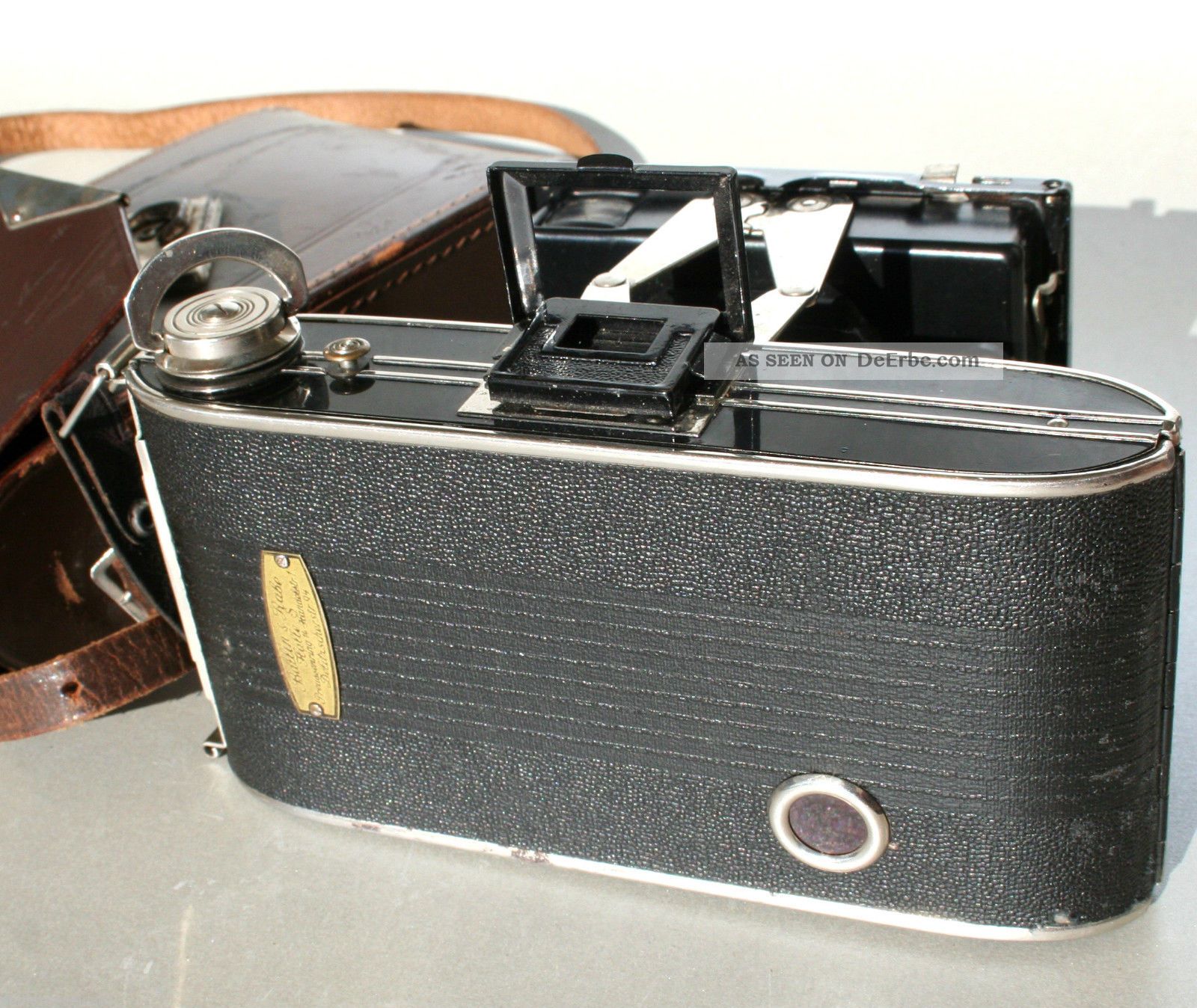 Agfa Billy Clack Rollfilmkamera Agfa Bilinar 11/10 Mm, 6x9, Mit Ledertasche