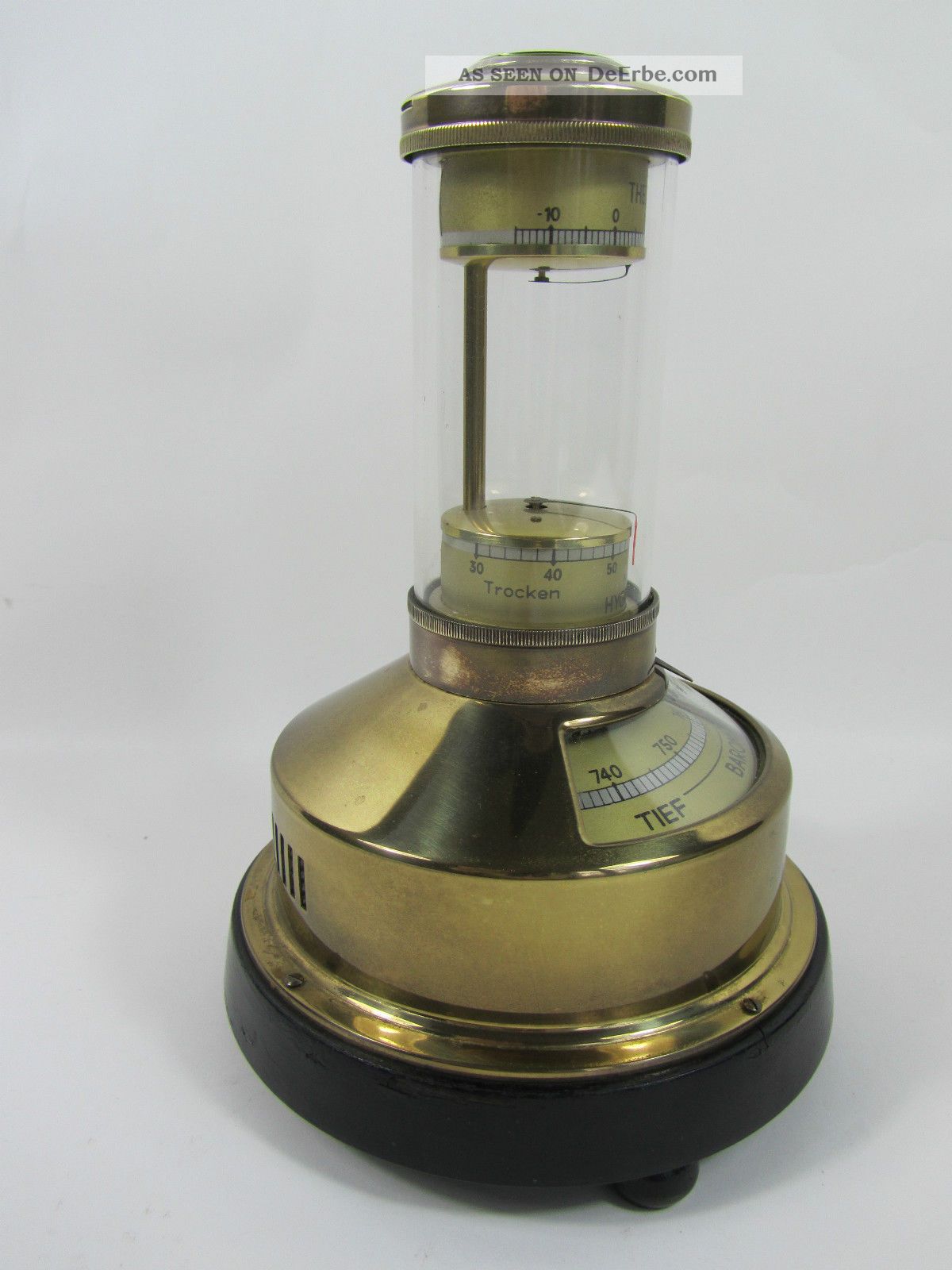 Lufft - Barometer - Thermometer - Hygrometer - Kompass - Wettersäule Um ...