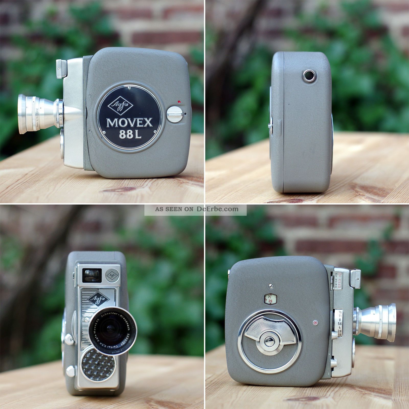 Agfa Movex 88l 8mm Filmkamera Mit Schneider Kreuznach Curtar 0, 5x In ...