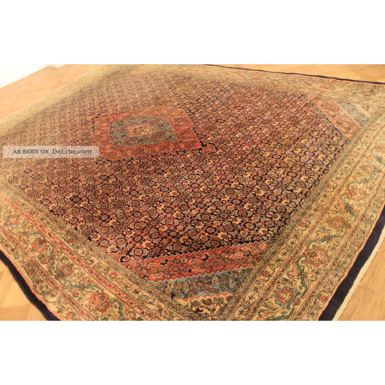 Schöner Alter Handgeknüpfter Perser Orient Palast Bid Kurde Tappeto ...