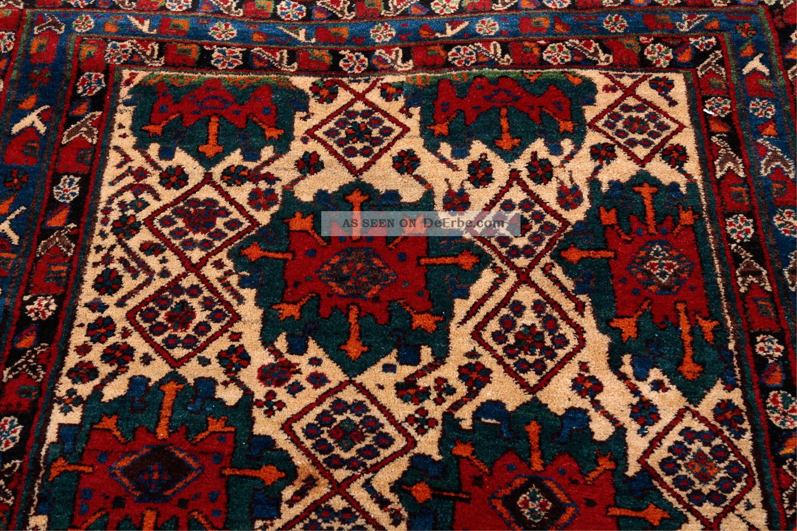 Persischer Teppich Ca. (176 X 124) Cm, Semi Alt, Gereinigt