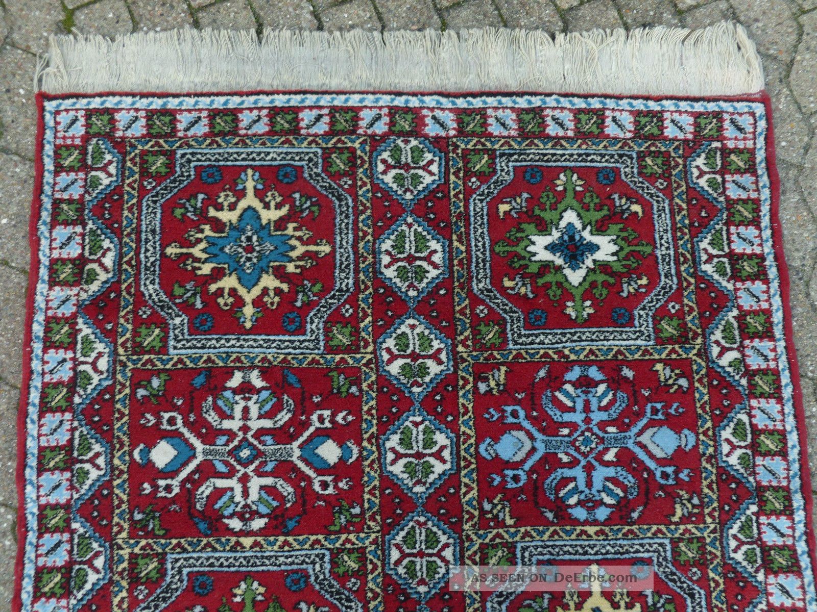 HandgeknÜpfter Orientteppich Persien Teppich 189 X 126 Cm LÄufer BrÜcke