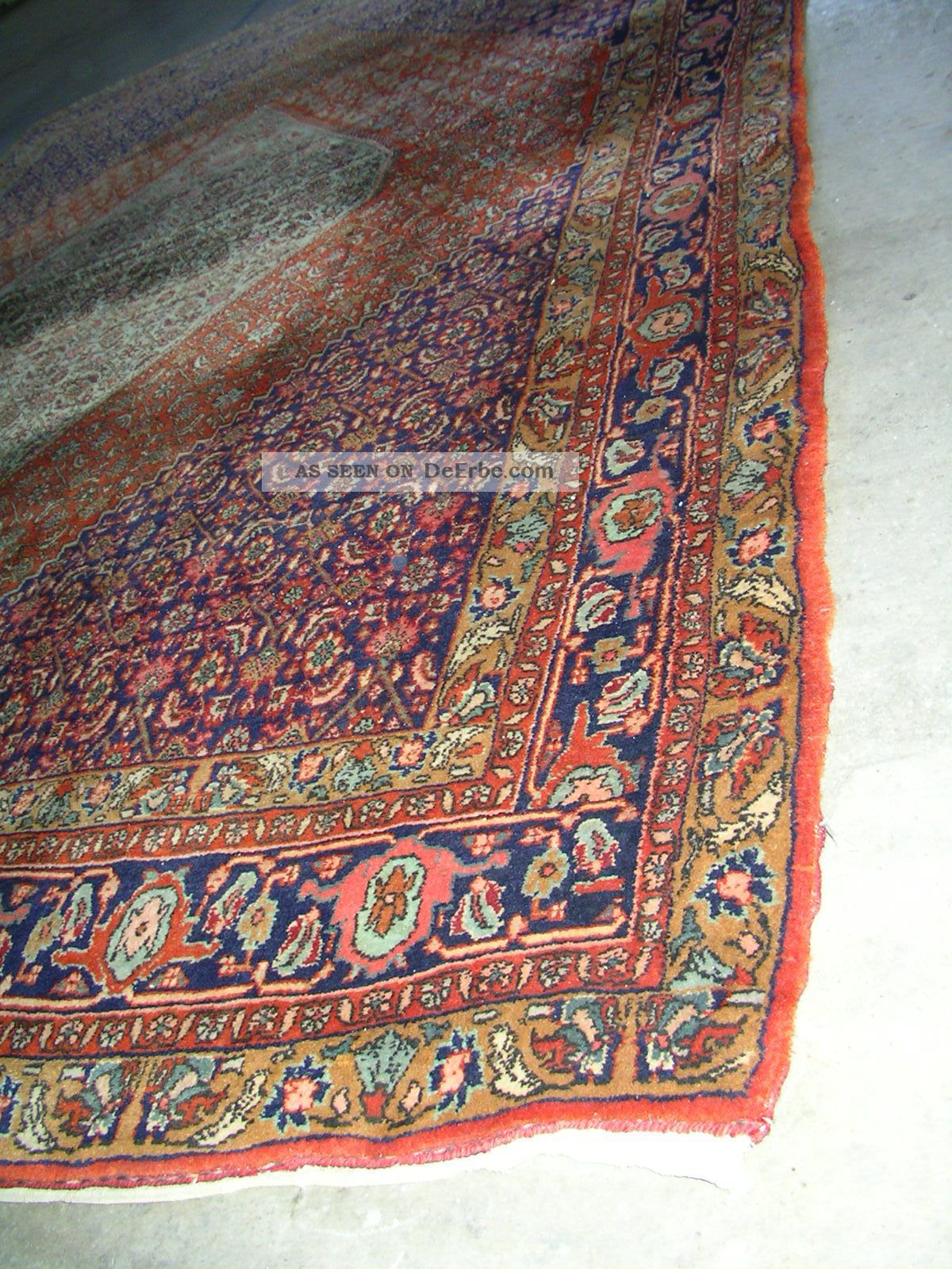 Alter Teppich Persien Aus Nachlass Handgeknüpft 212x300