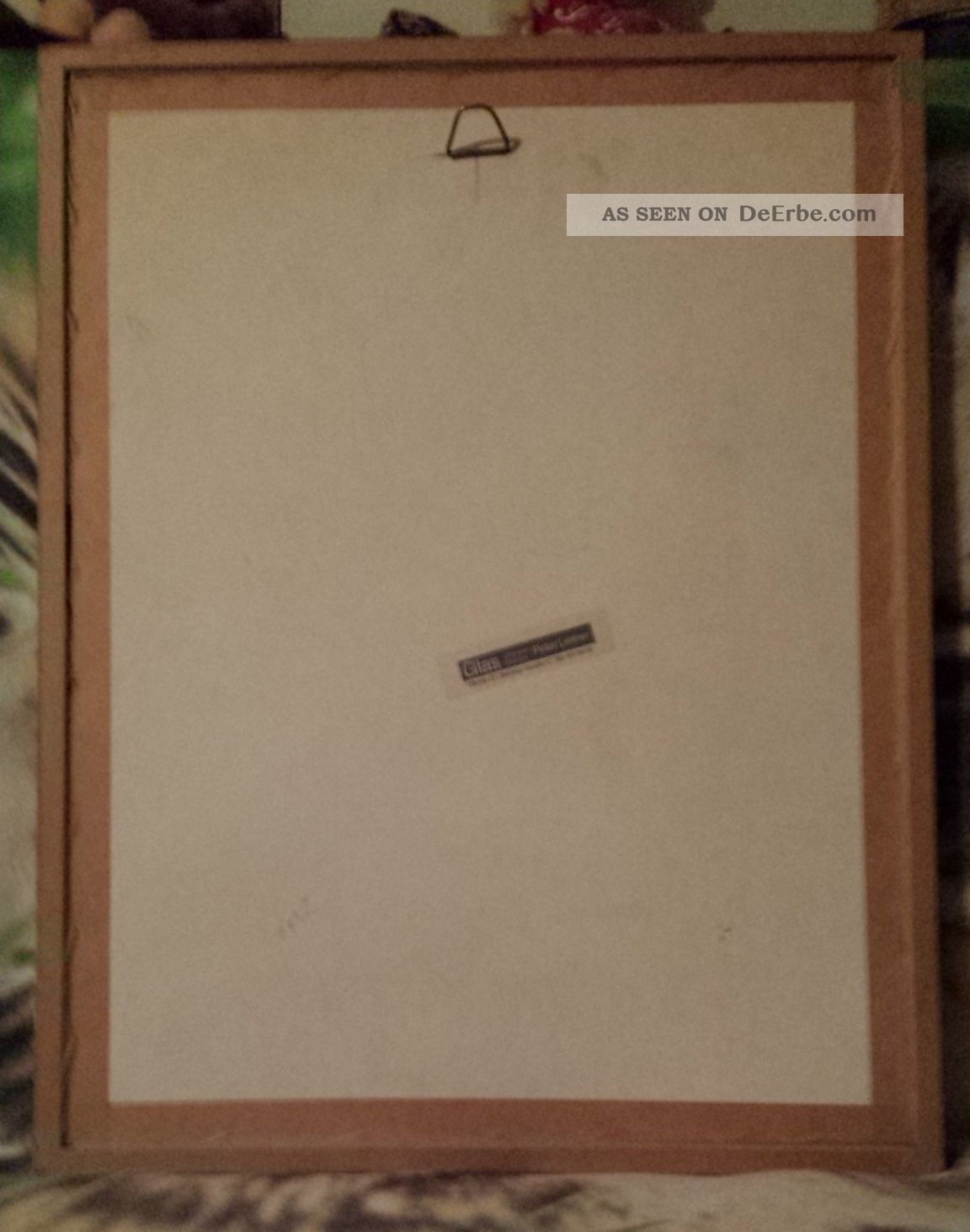 Nofretete Gobelinbild Handgestickt Gerahmt Größe 48 Cm X 38 Cm