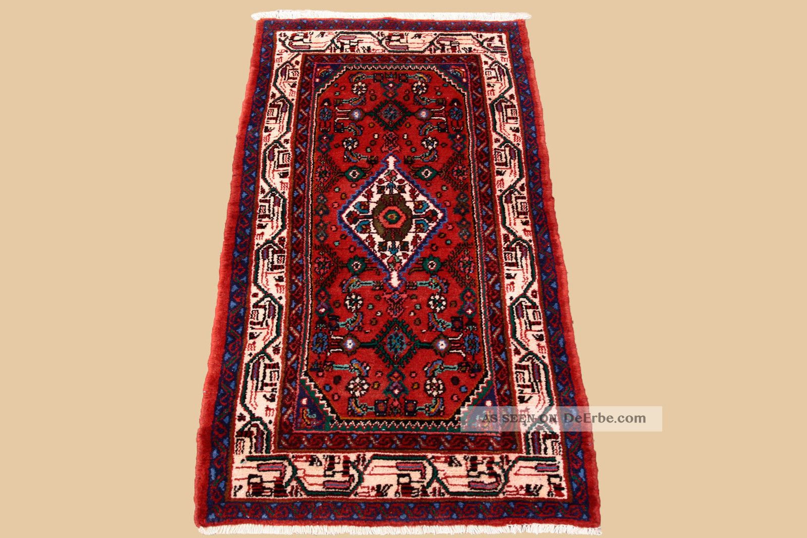 Persischer Teppich Ca. (130 X 67) Cm Gereinigt Te - Nr. 2499