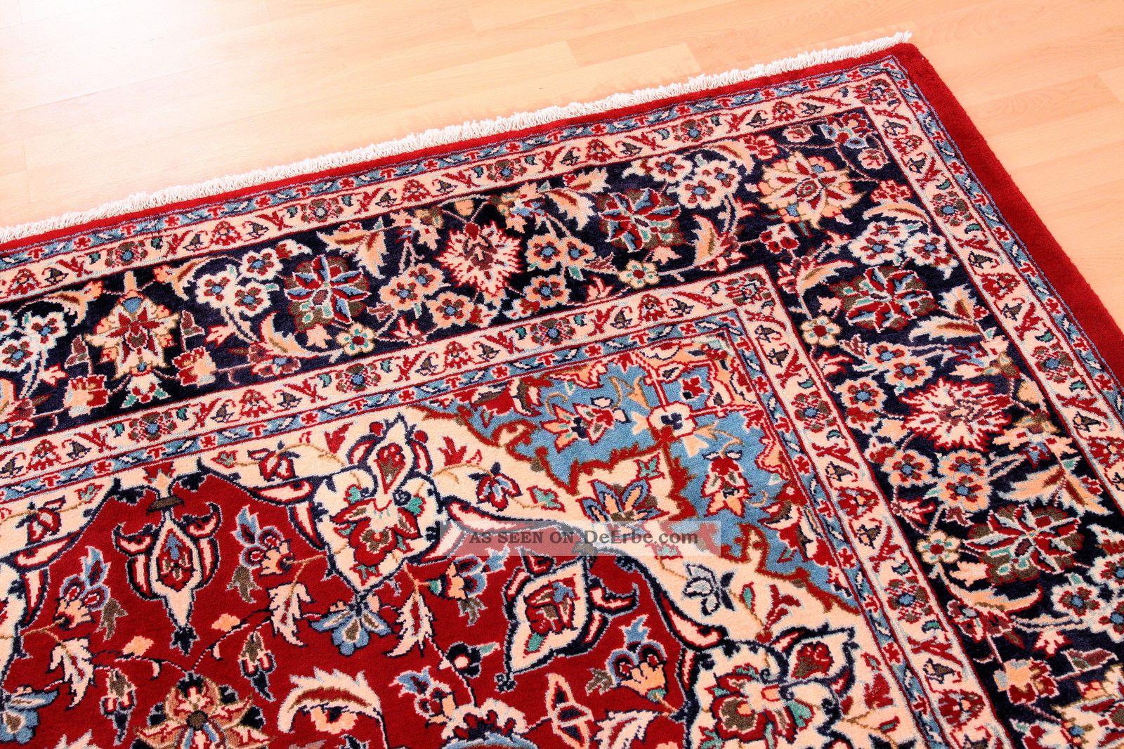 Persischer Teppich Ca. (362 X 233) Cm Fachmännisch Gereinigt