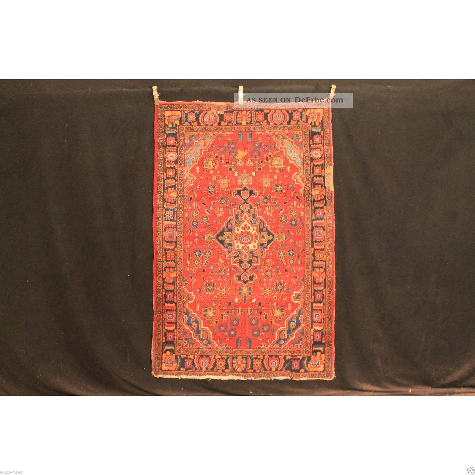 Alt Antiker Schöner Handgeknüpfter Orient Perser Dorf Teppich 130x205cm ...