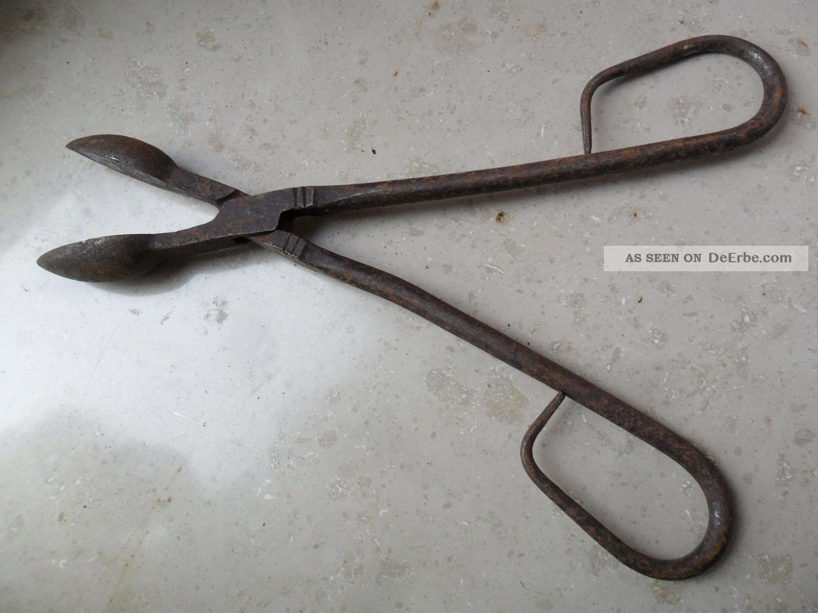 FrisÖrfundus Antike Ungewöhnliche Brennschere/brenneisen Rost