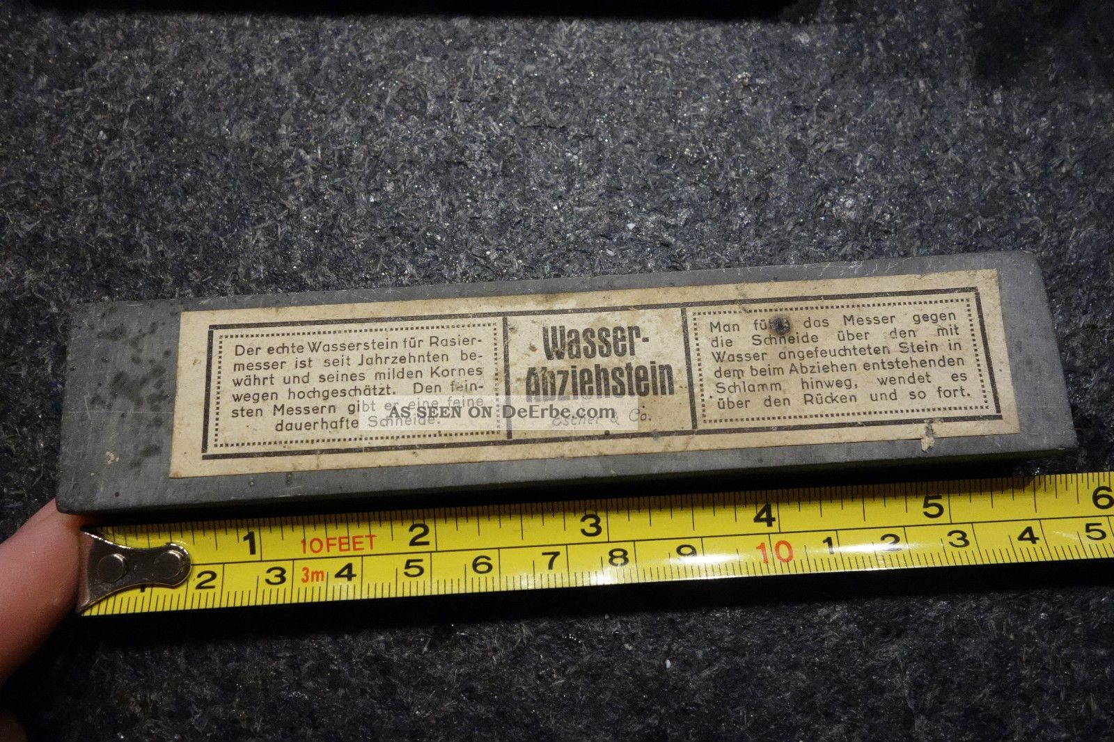 Escher & Co. Razor Hone / Escher & Co. Wasser Abziehstein Schleifstein ...