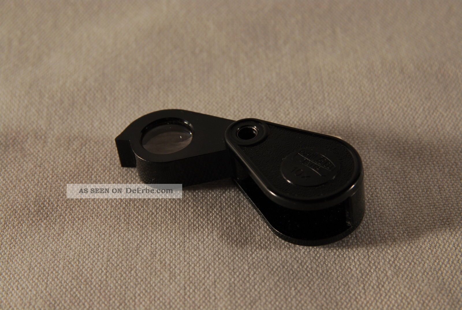 Ddr Carl Zeiss Jena 10x Einschlaglupe 10 - Fach Lupe Bakelit Top