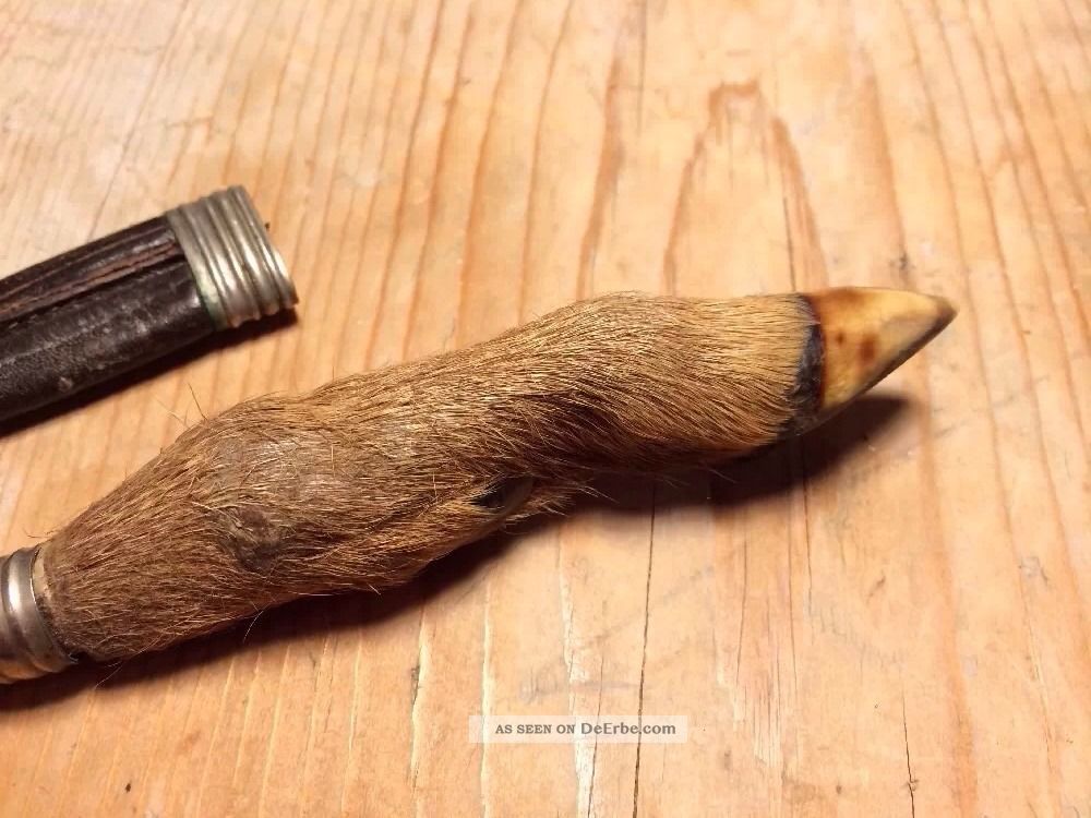 Uraltes Hirschkrone Jagd - Nicker Messer Solingen Tracht Jagdmesser ...