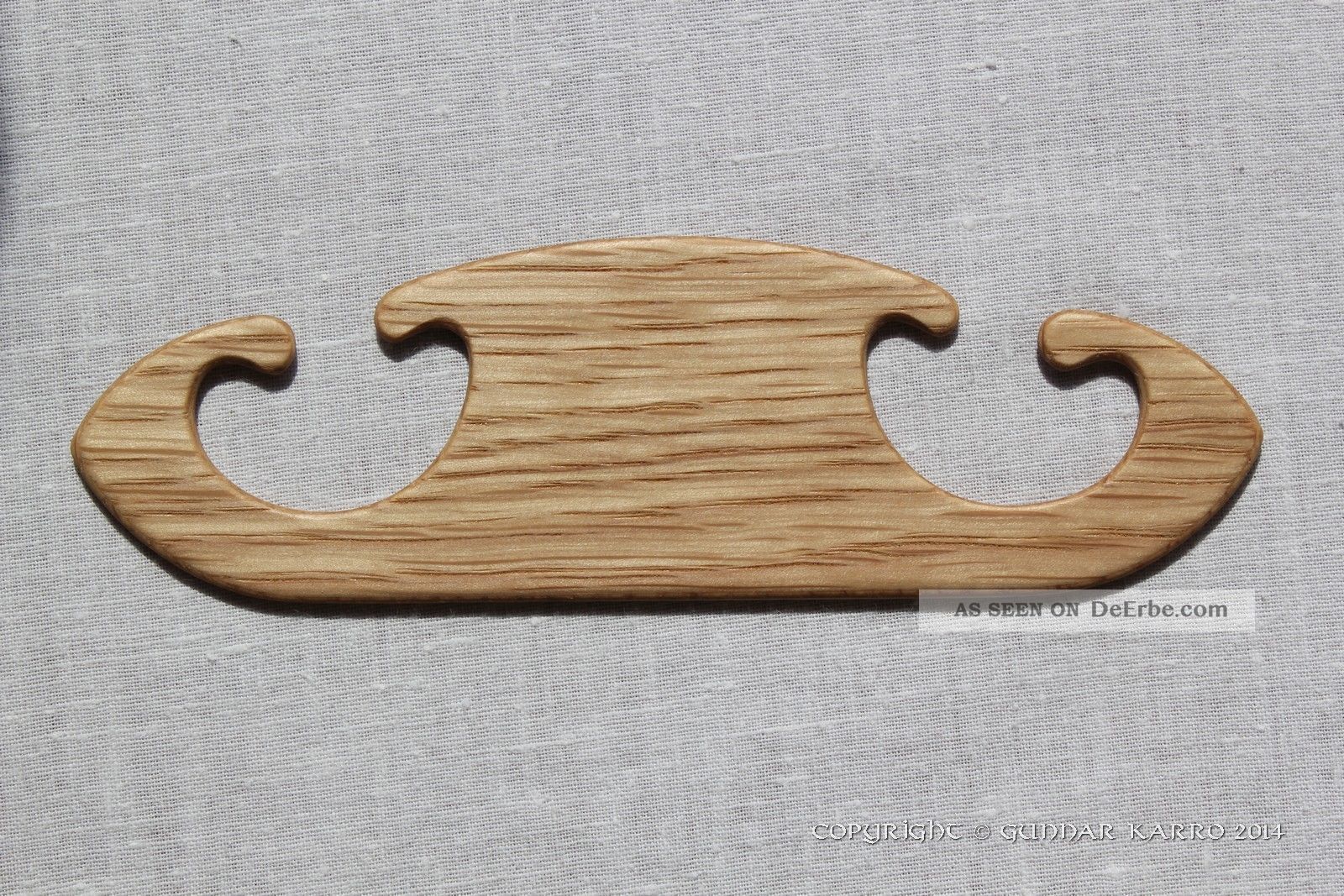 Webschiffchen " Sledge " - Eiche - Webbrettchen Schiffchen Larp Mittelalter