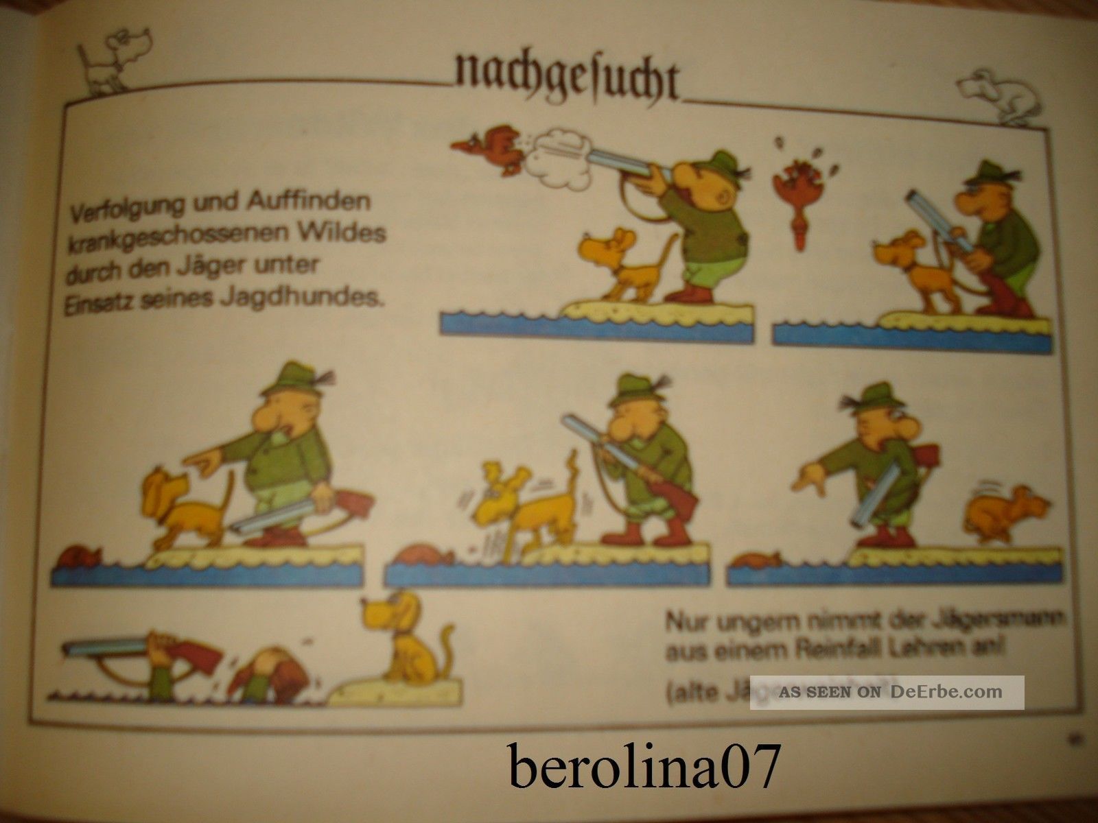 Ddr Taschenbuch Jagd Humor Jagd Humoristisch Jäger Jägerlatein Jagd ...