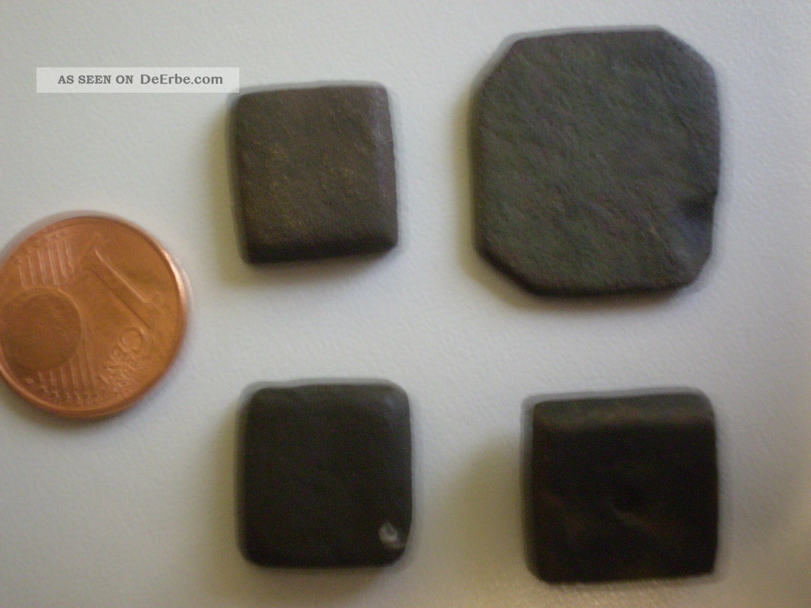 4 Gewichte Buntmetall Messing Bronze Preussen Waage Münzgewicht
